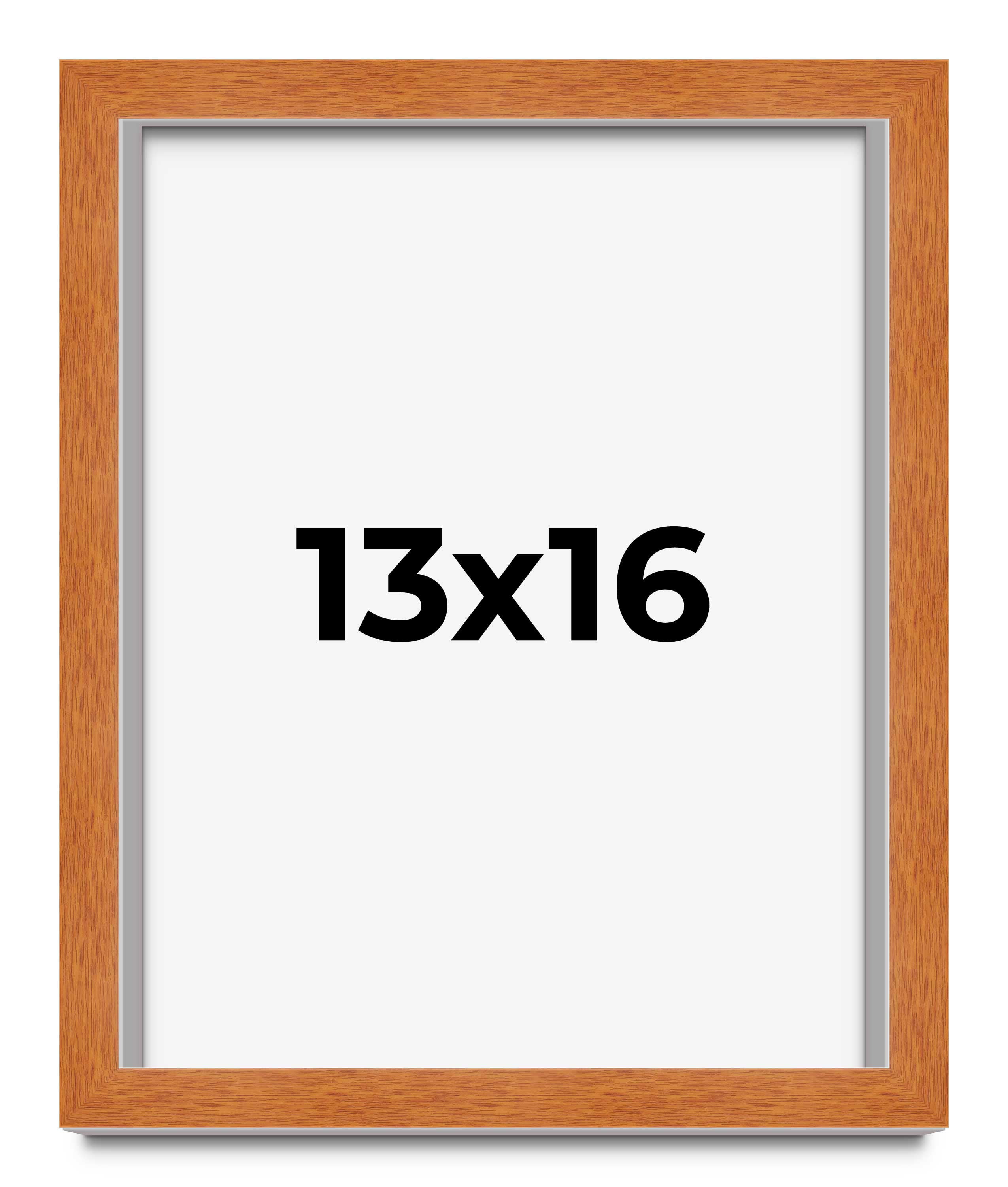 13x16 Frame Honey Pecan Brown Picture Frame - Modern Photo Frame ...
