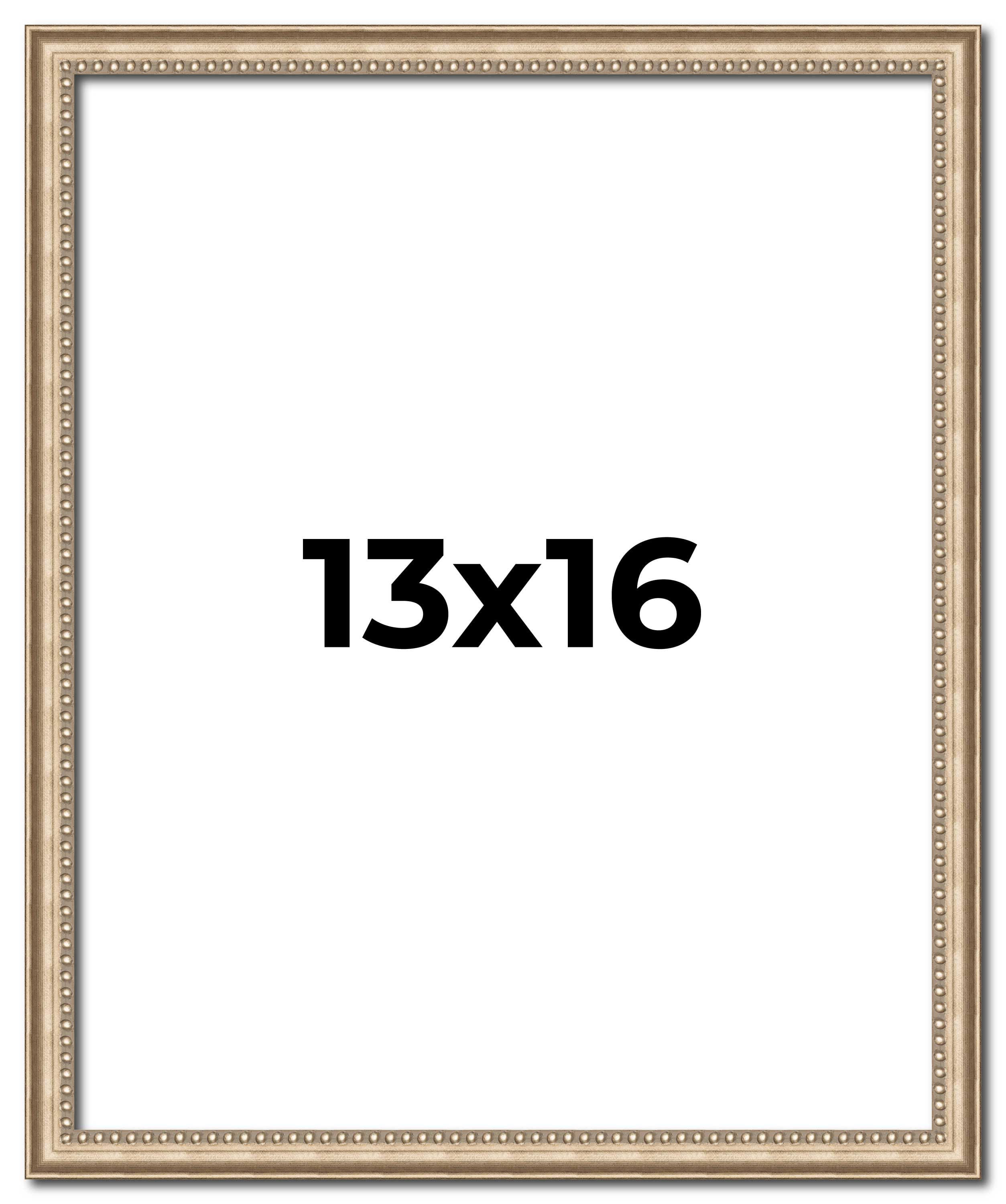 13x16 Frame Silver Real Wood Picture Frame Width 0.75 Inches | Interior ...