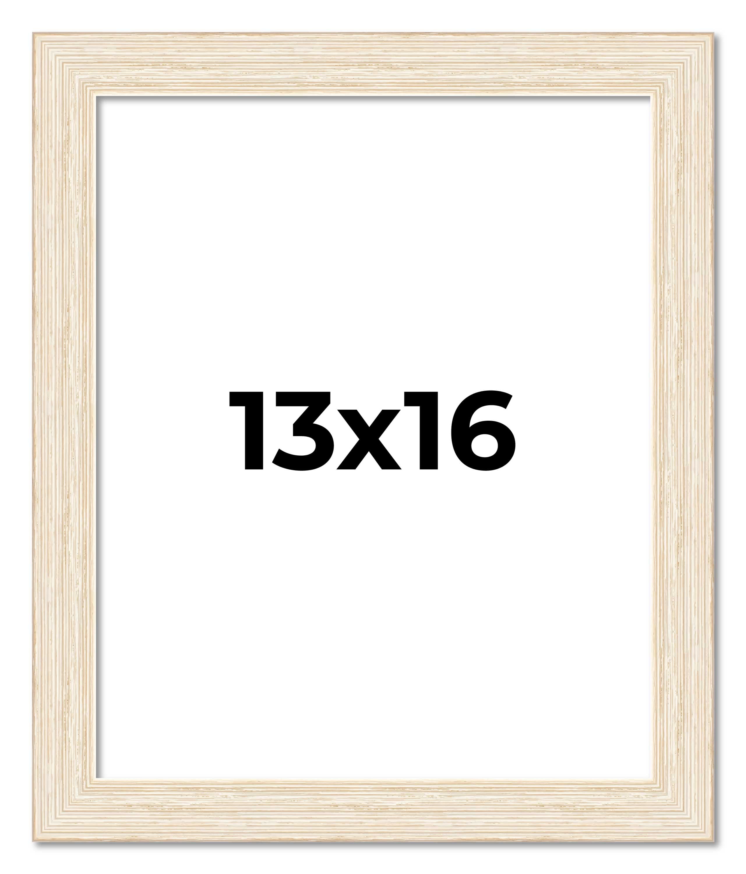 13x16 Frame White Barnwood Picture Frame Includes UV Acrylic Plexiglass ...