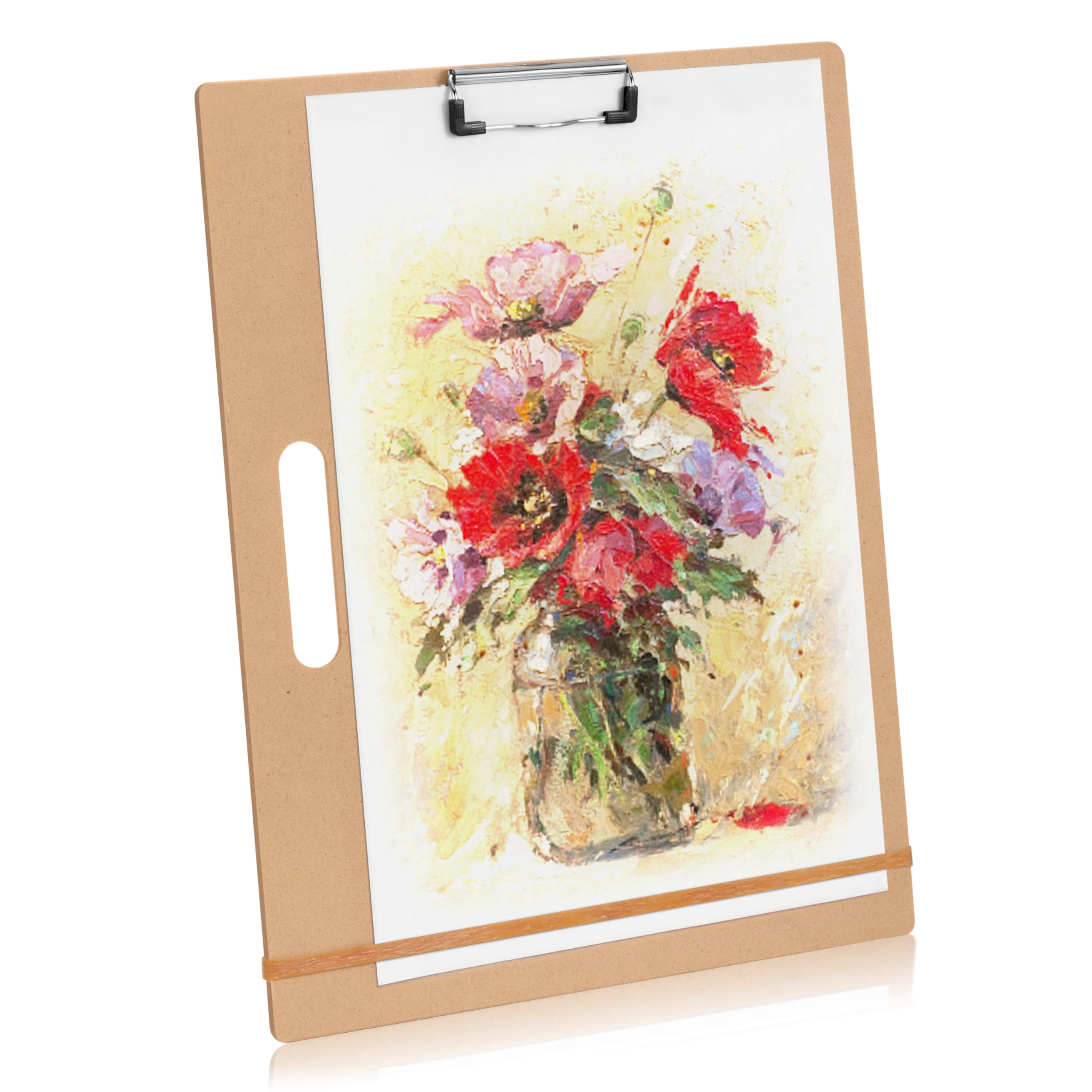 13x17 Inch Artist Sketch Board with Handle, Portable Drawing Clipboard ...