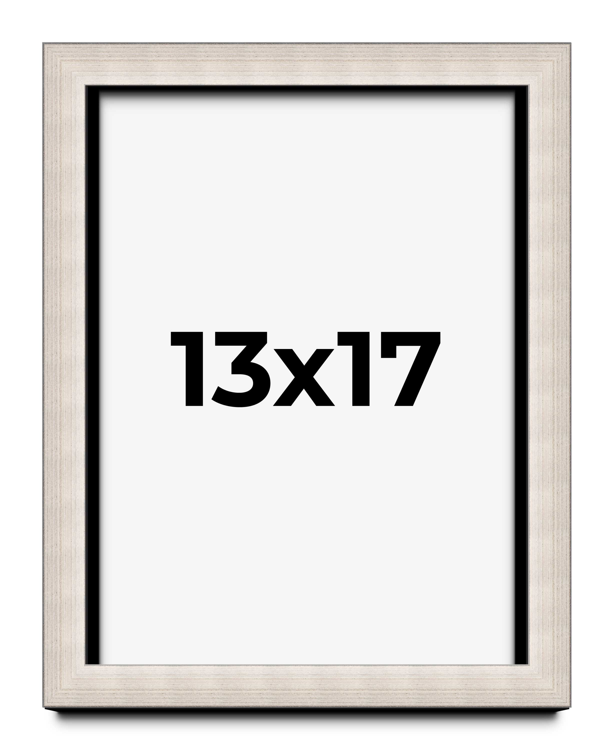 13x17 Shadow Box Brushed Silver | 1.5 Inch Deep | 1.25 Inch Moulding ...