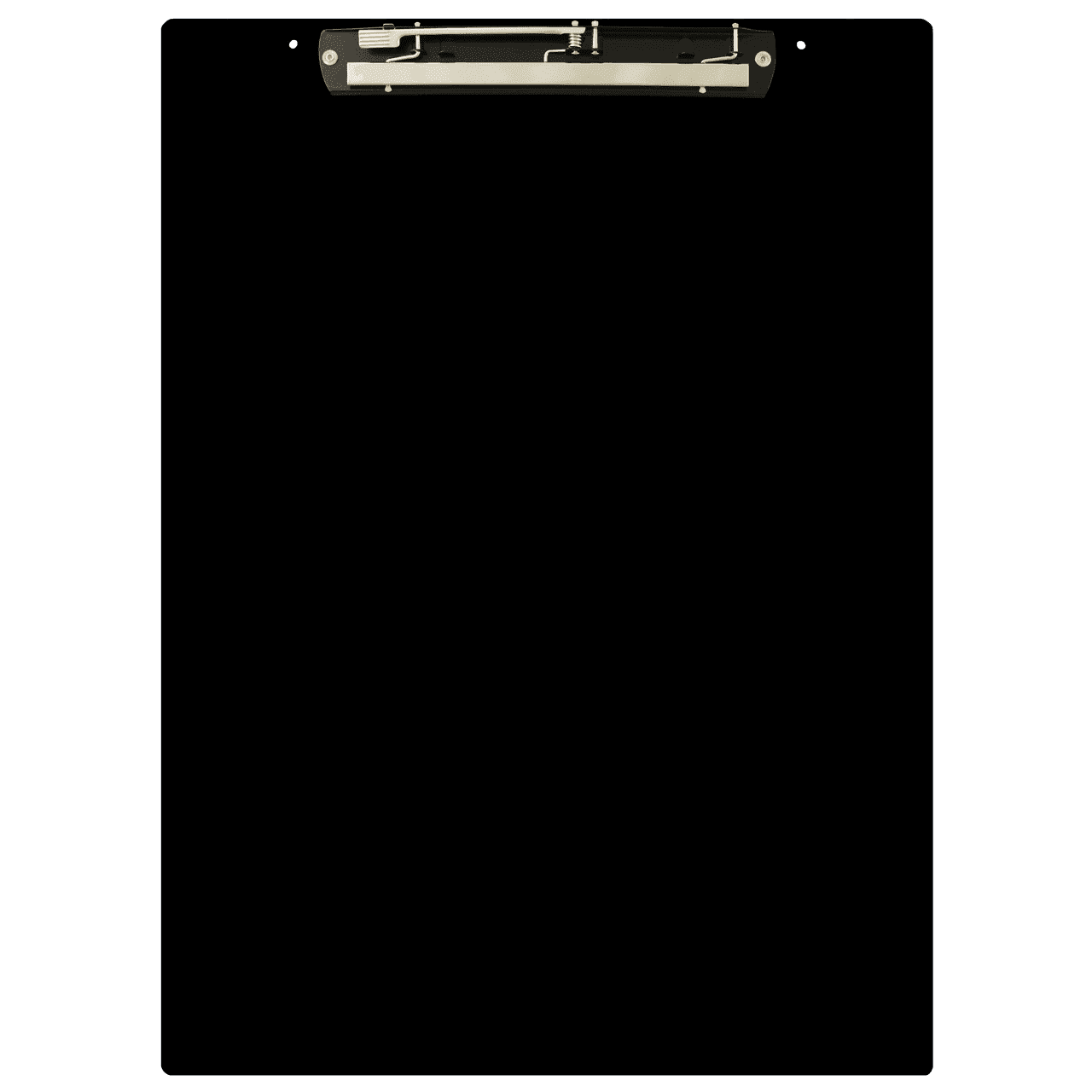 13x19 Clipboard Acrylic Panel Featuring an 11" Hinge Clip Black ...