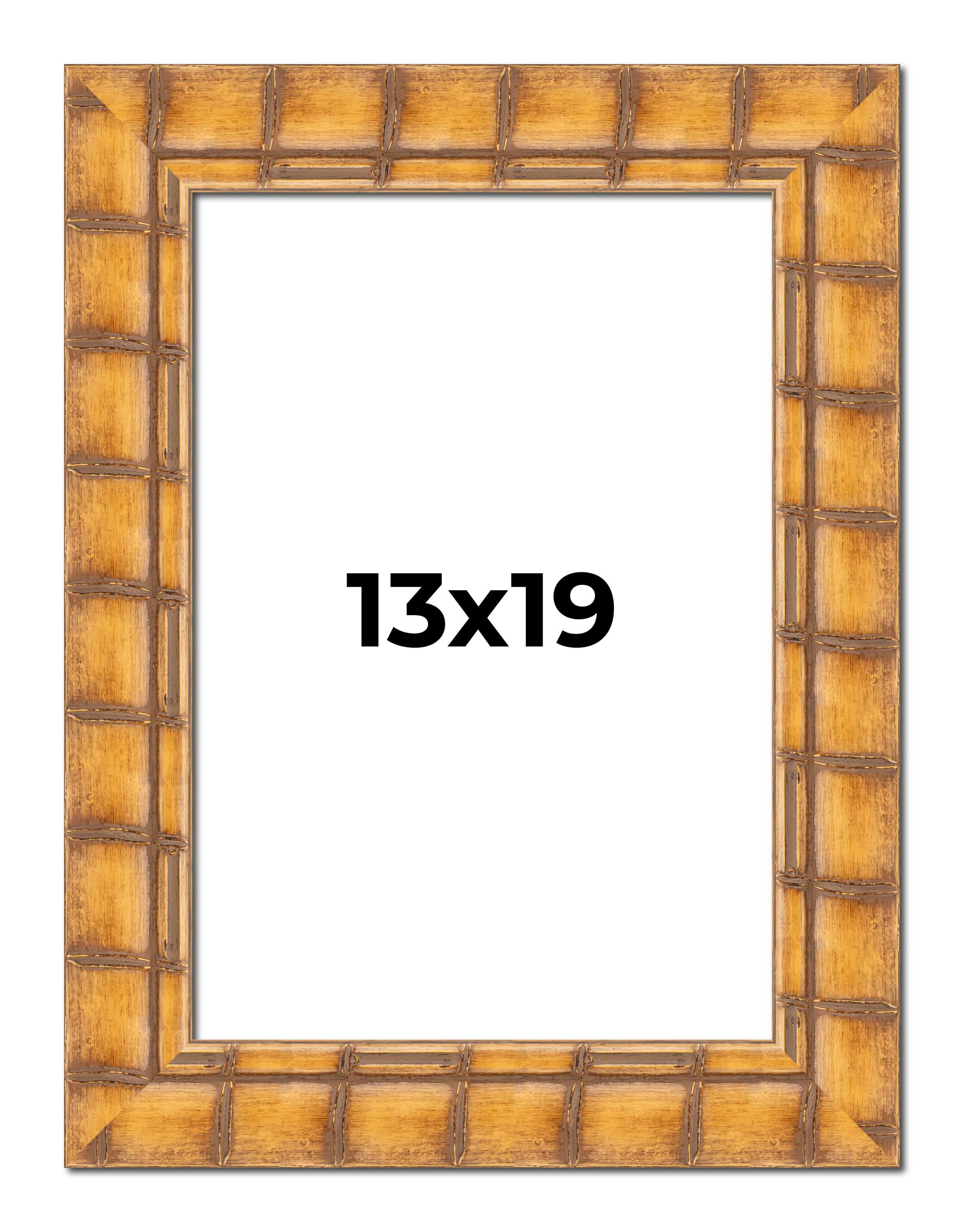 13x19 Frame Beige Real Wood Picture Frame Width 3 inches | Interior ...
