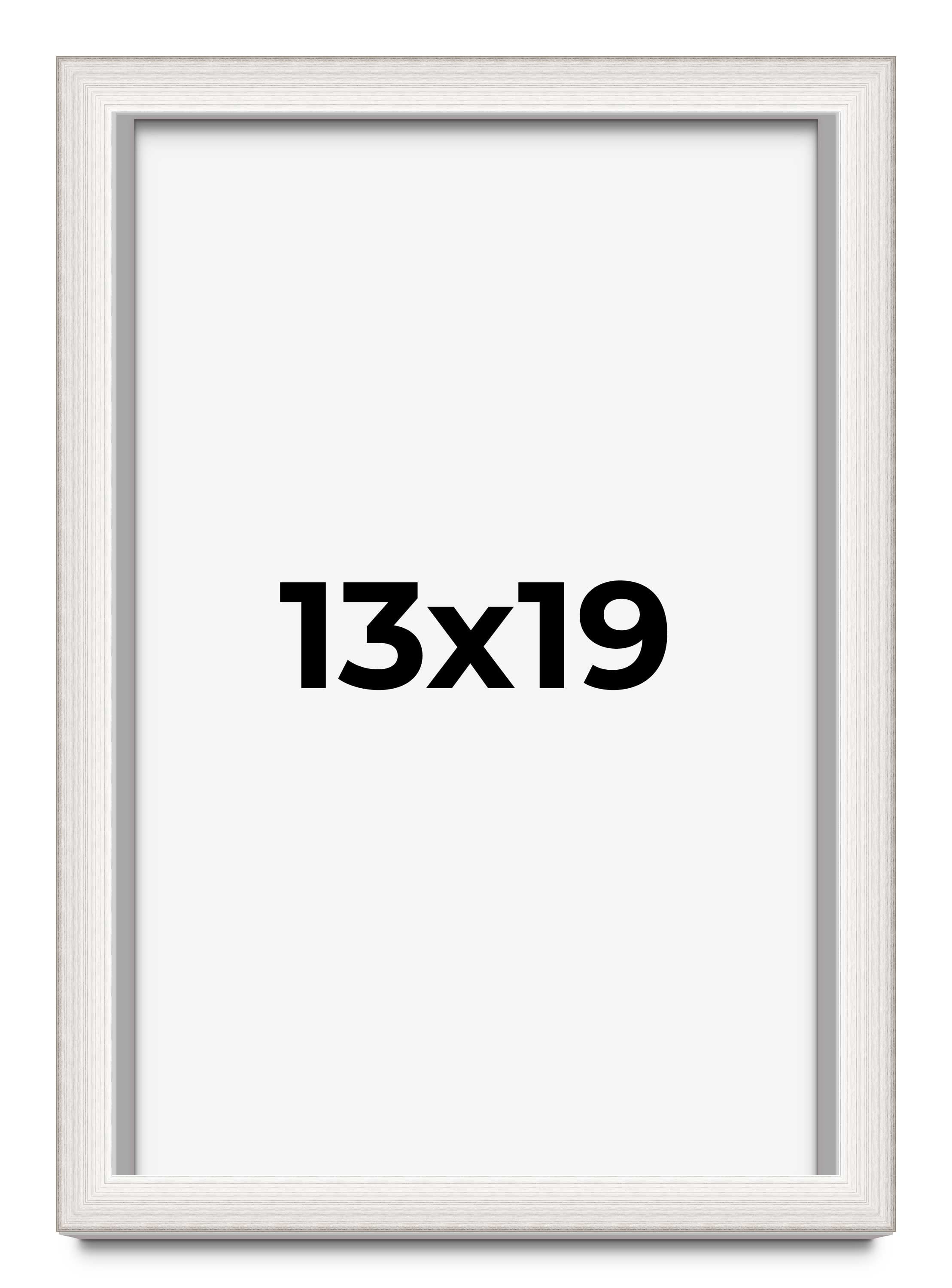 13x19 Silver Shadowbox Frame - Interior Size 13x19x1.5 Inches - Made to ...