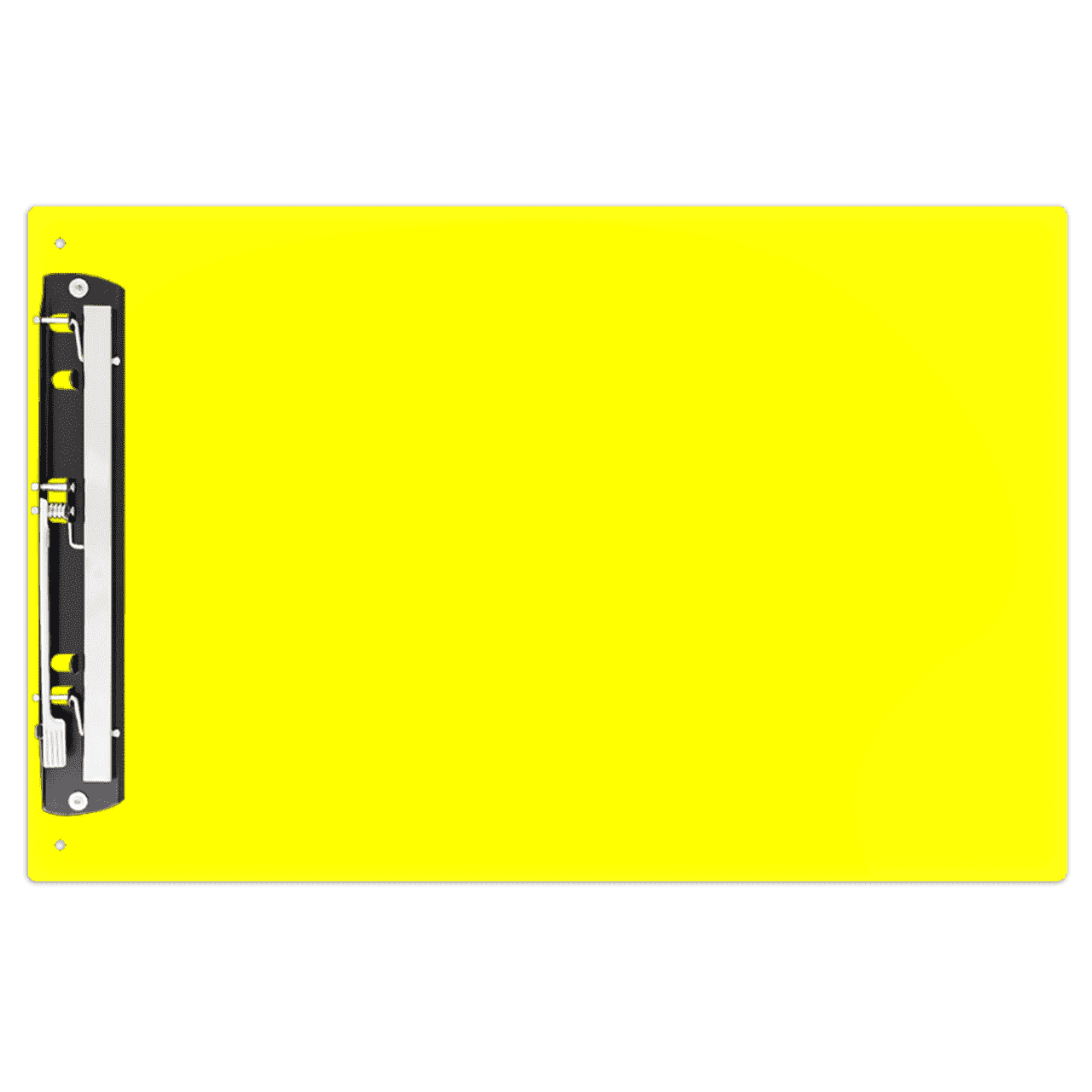 13x19 Yellow Acrylic Clipboard with 11-Inch Hinge Clip – Durable ...