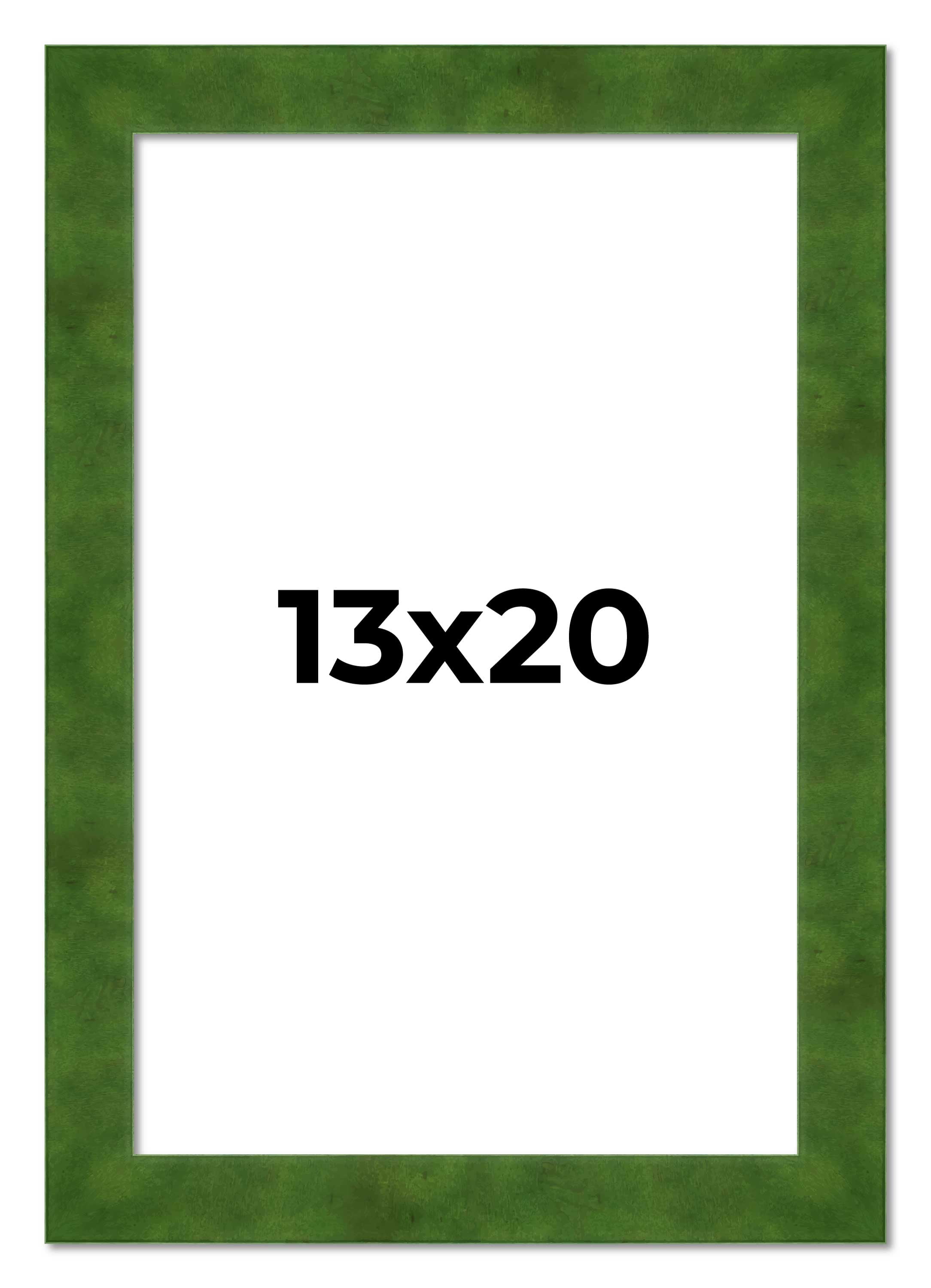 13x20 Frame Green Burl Solid Wood Picture Frame | 1.75 Inches Moulding ...