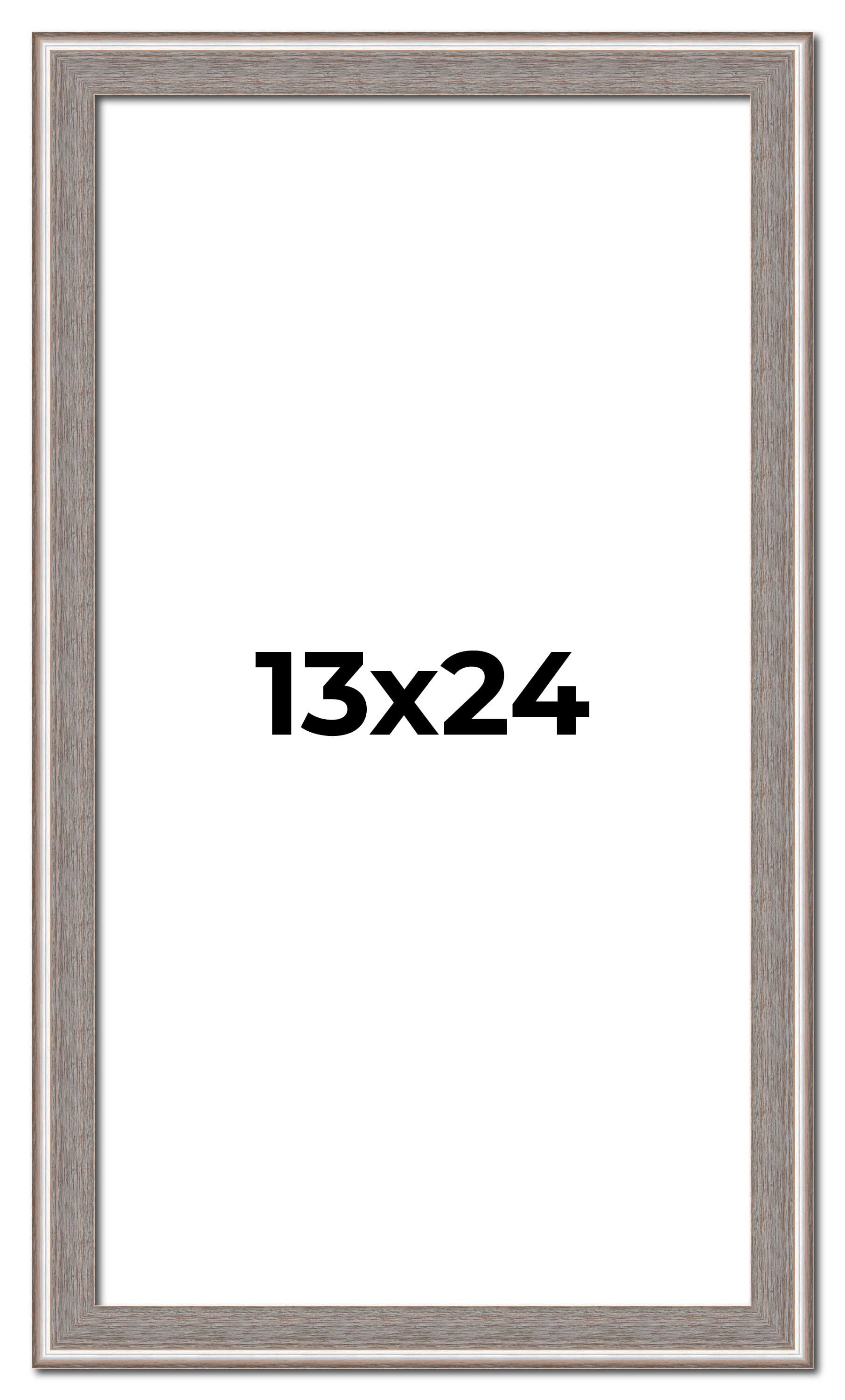 13x24 Frame Grey Real Wood Picture Frame Width 1.25 inches | Interior ...
