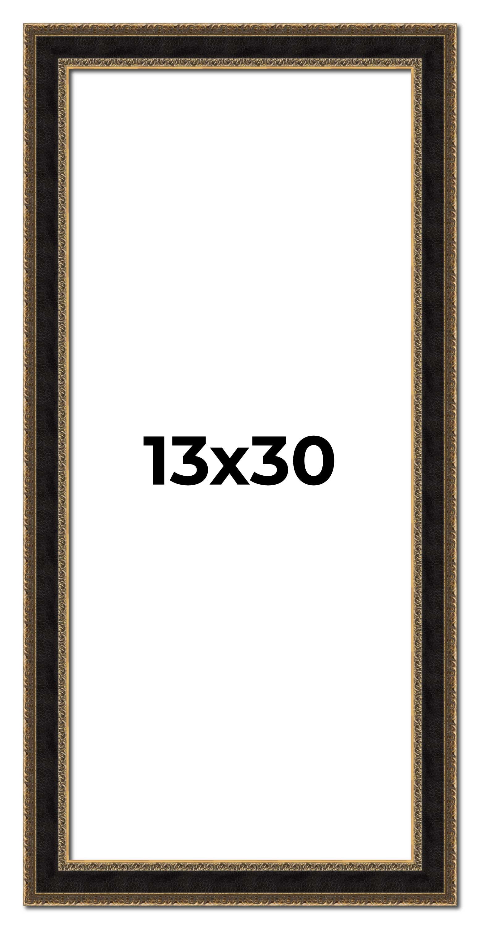 13x30 Frame Gold Antique Vintage Sold Wood Picture Frame | 1.75 Inch ...