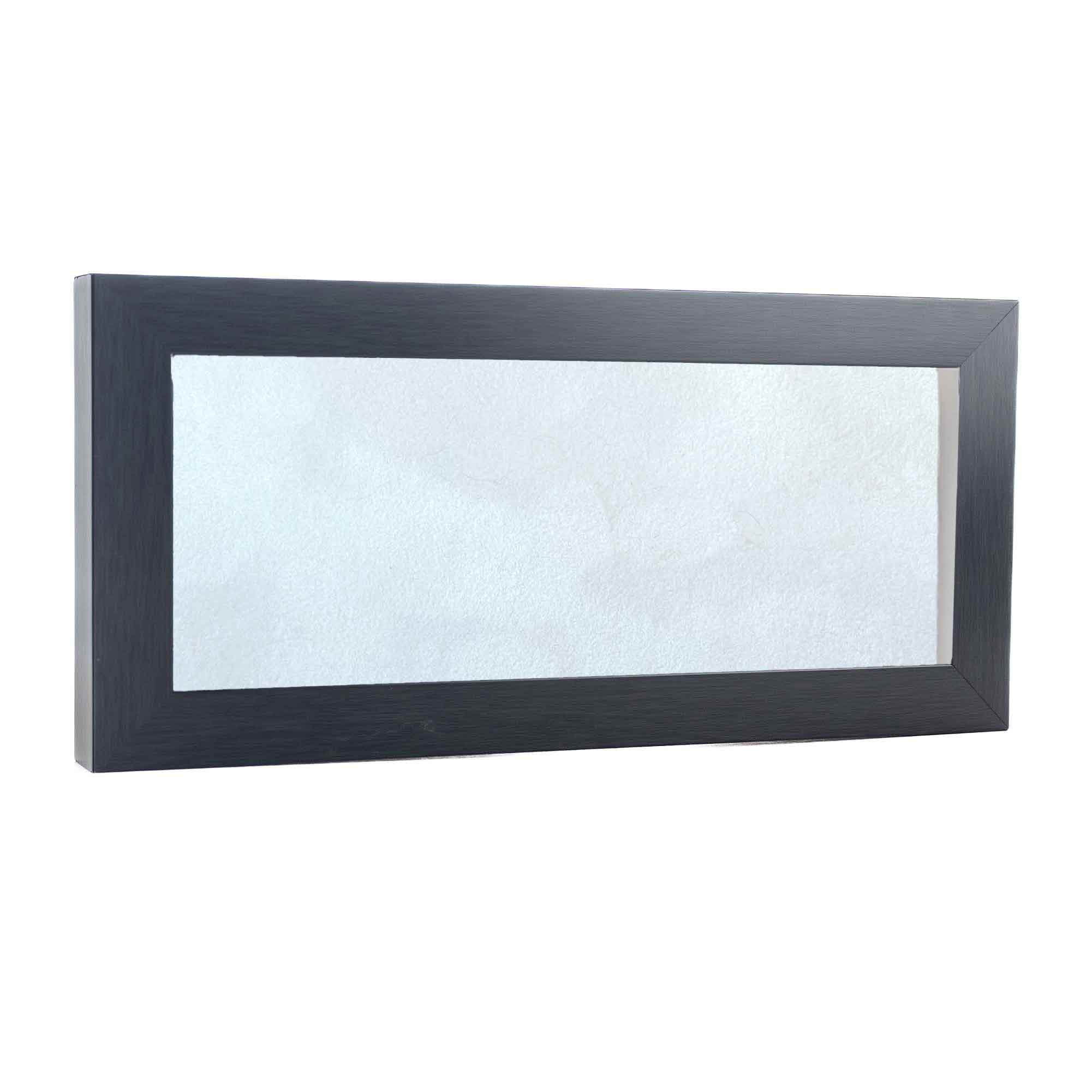 13x34 Shadow Box Frame Charcoal Gray Wood | With a 3/4" Usable Display ...