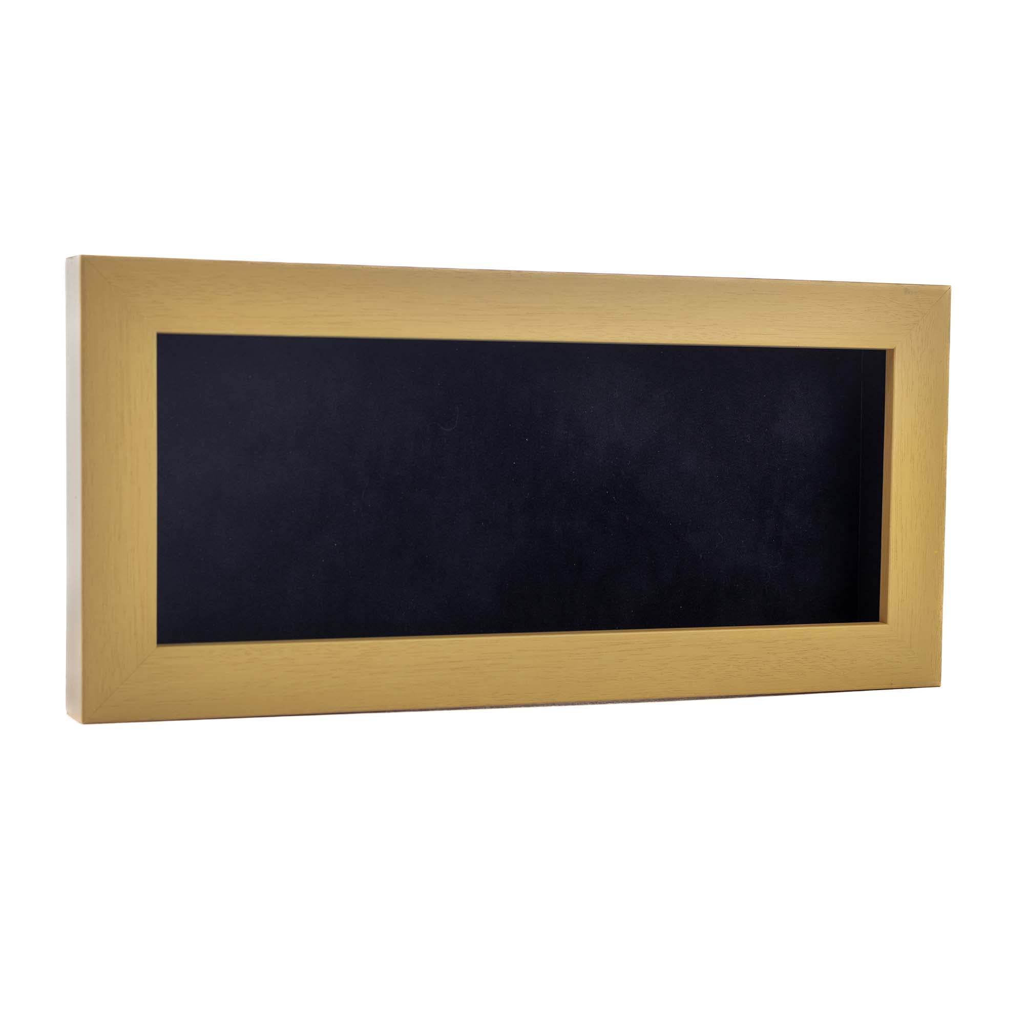 13x34 Shadow Box Frame Natural Wood | With a 3/4" Usable Display Depth ...