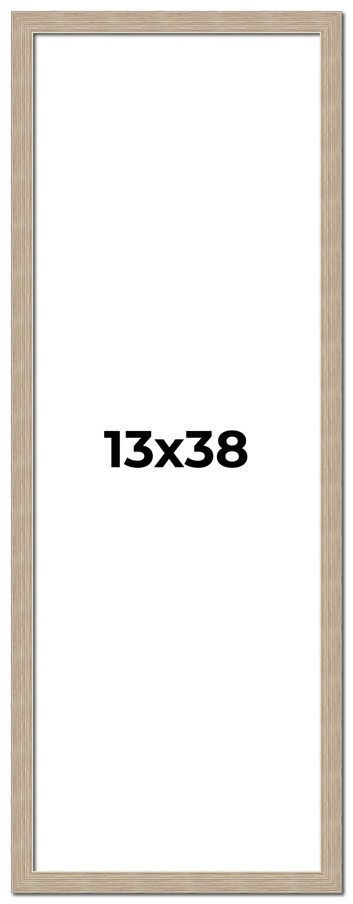 13x38 Frame Grey Solid Wood Picture Frame Width 1 Inches | Interior ...