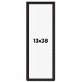 13x38 Shadow Box Black Rustic Barnwood Display Frame | 1.125 Inch Deep ...