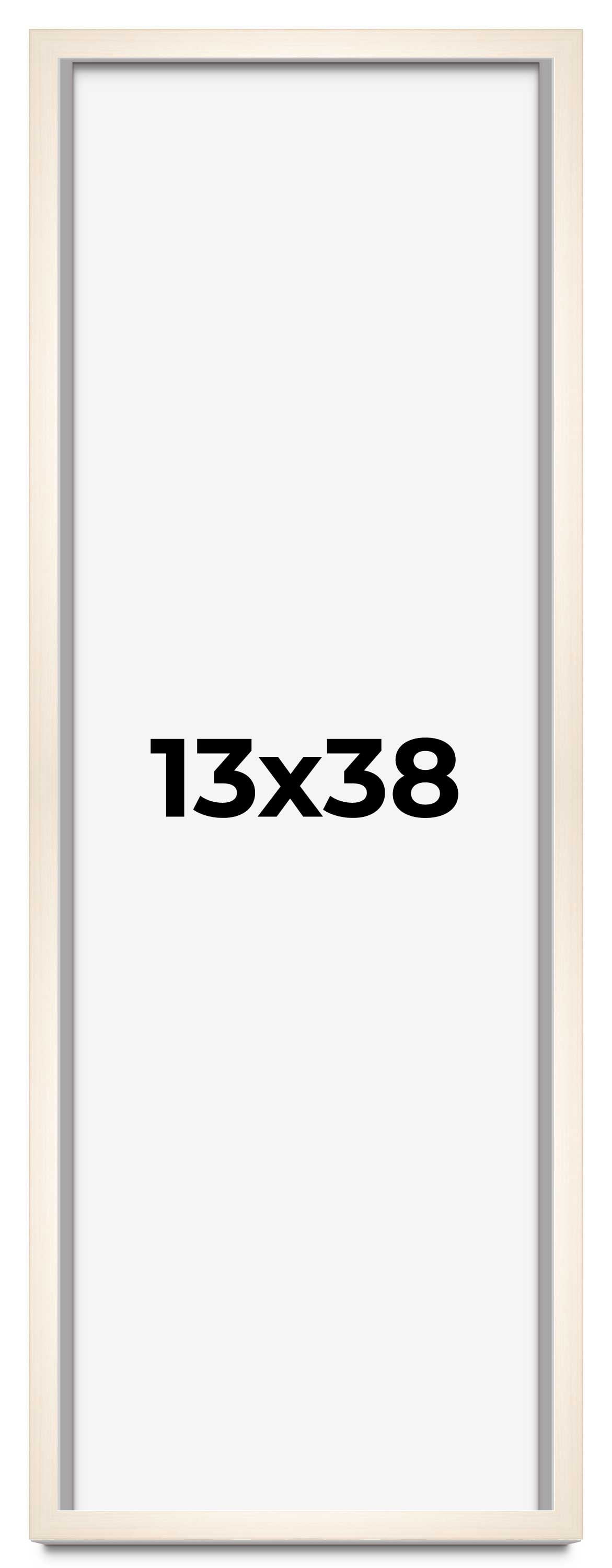 13x38 Shadow Box Cream of Wheat White Washed Display Frame | 0.875 ...