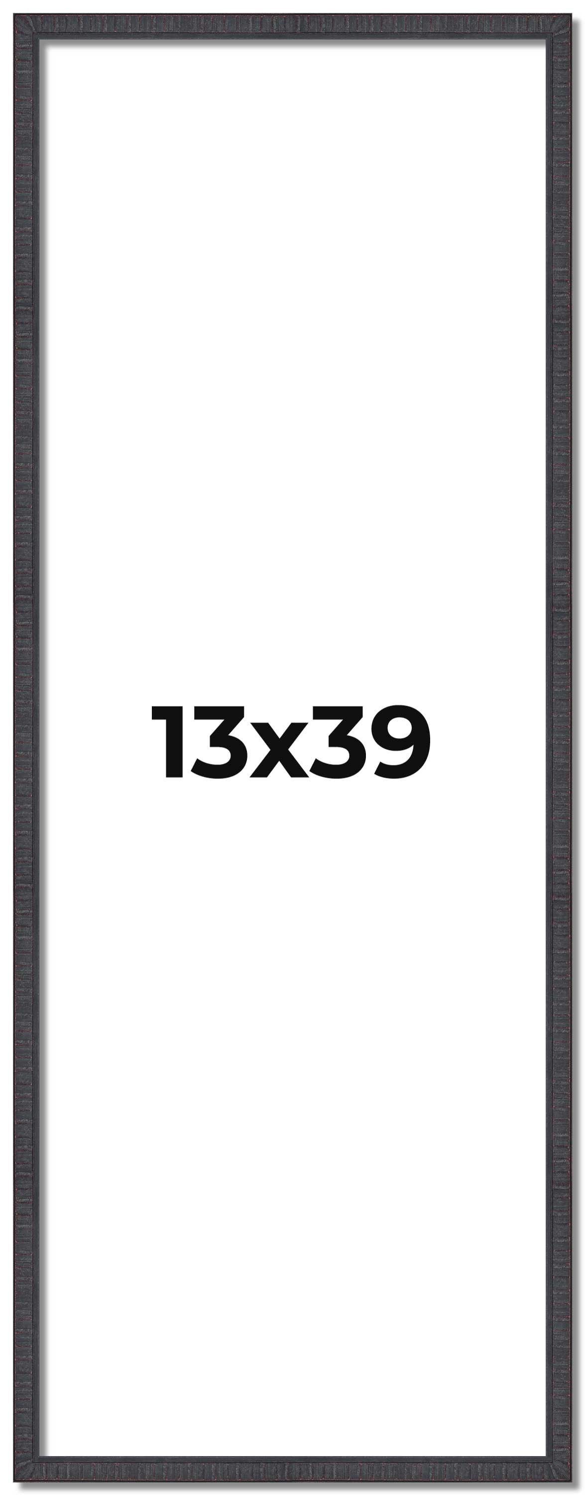 13x39 Frame Brown Picture Frame - Modern Photo Frame Includes UV ...