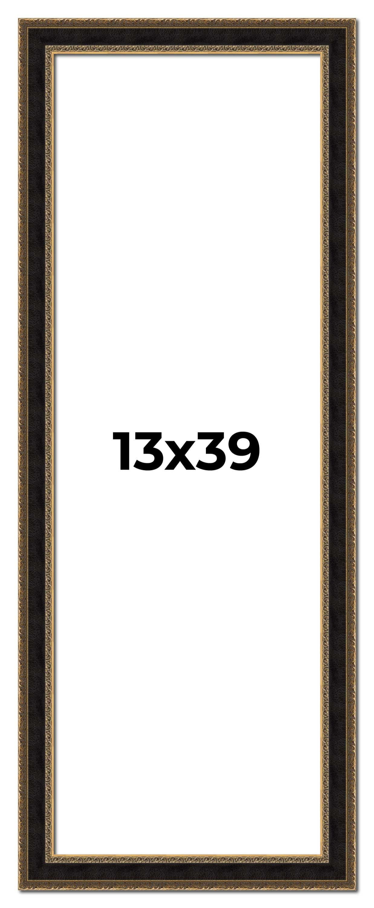 13x39 Frame Gold Antique Vintage Sold Wood Picture Frame | 1.75 Inch ...
