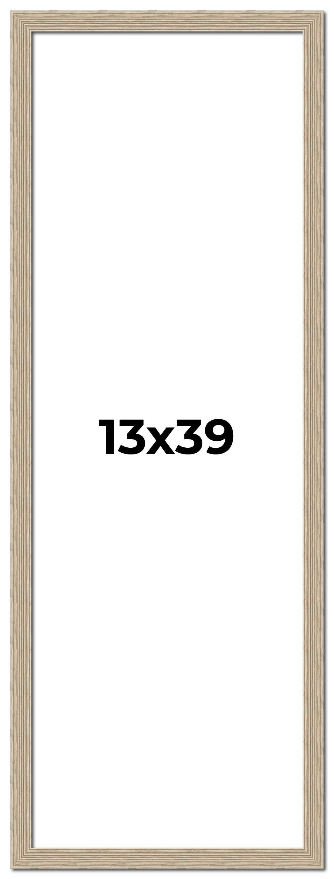 13x39 Frame Grey Solid Wood Picture Frame Width 1 Inches | Interior ...