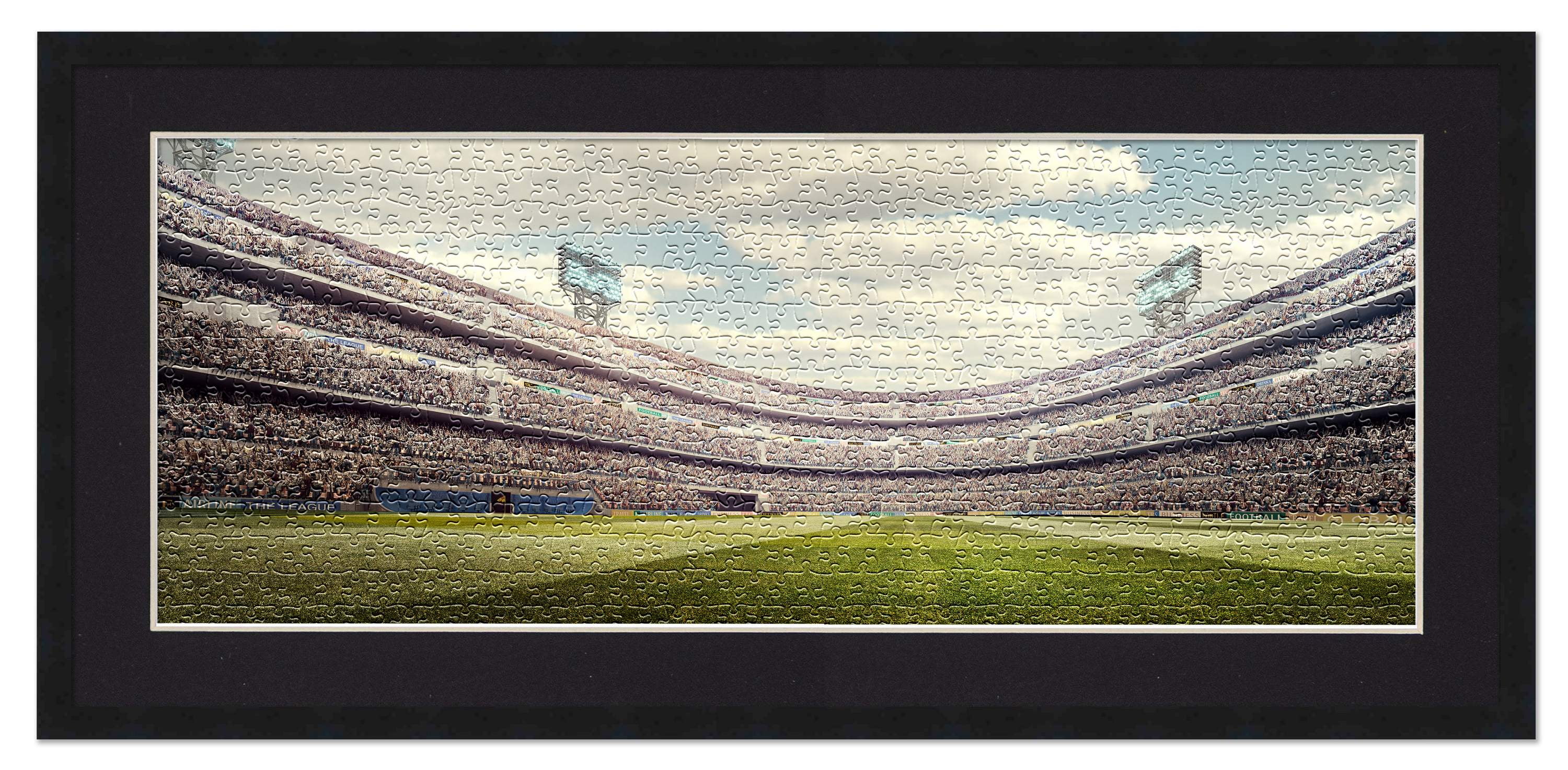 13x39 Jigsaw Puzzle Frame Kit - Kit Includes Puzzle Glue Sheets, Black ...