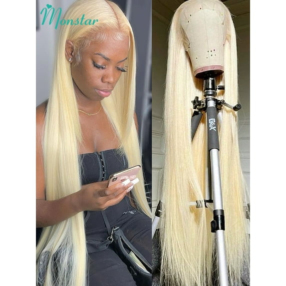 13x4 13x6 360 HD Transparent 613 Honey Blonde Color Lace Front Human ...