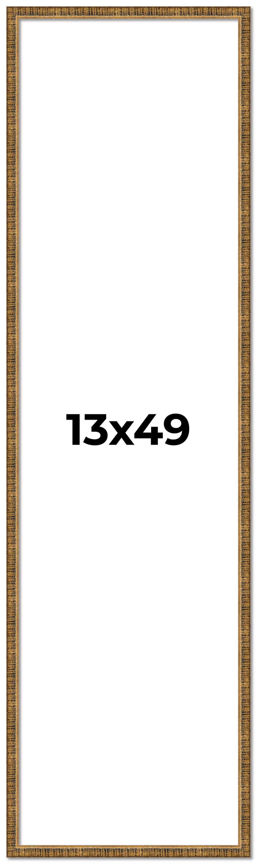 13x49 Frame Gold Picture Frame - Complete Modern Photo Frame Includes ...