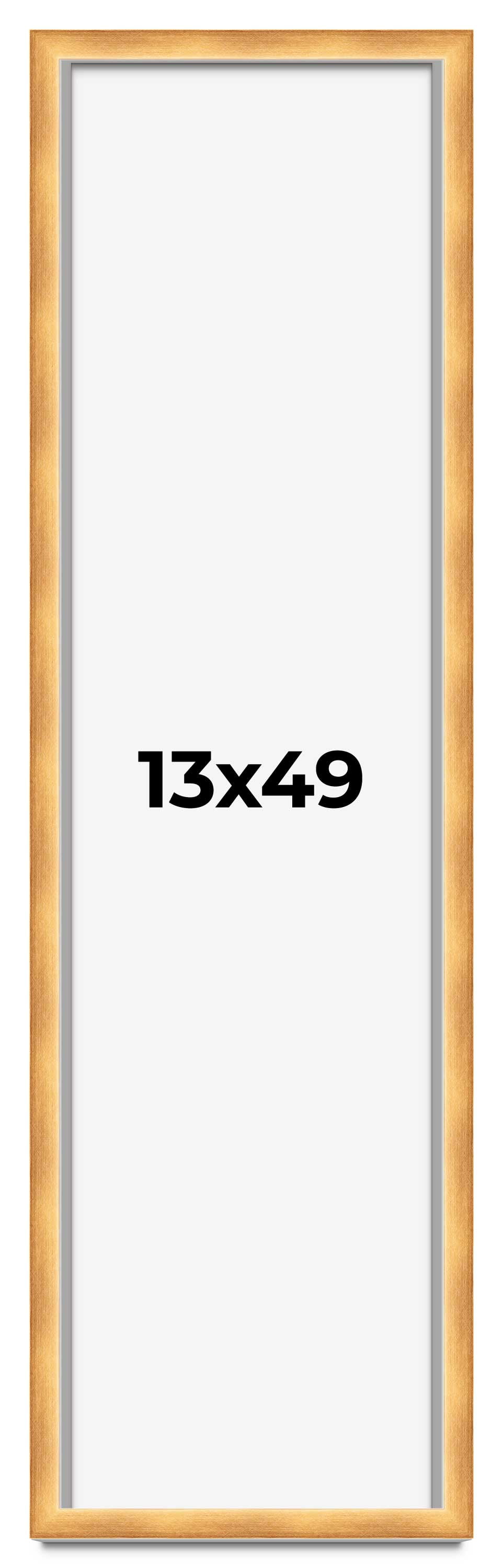 13x49 Shadow Box Bronze Cross-Brushed Display Frame | 1.625 Inches Deep ...