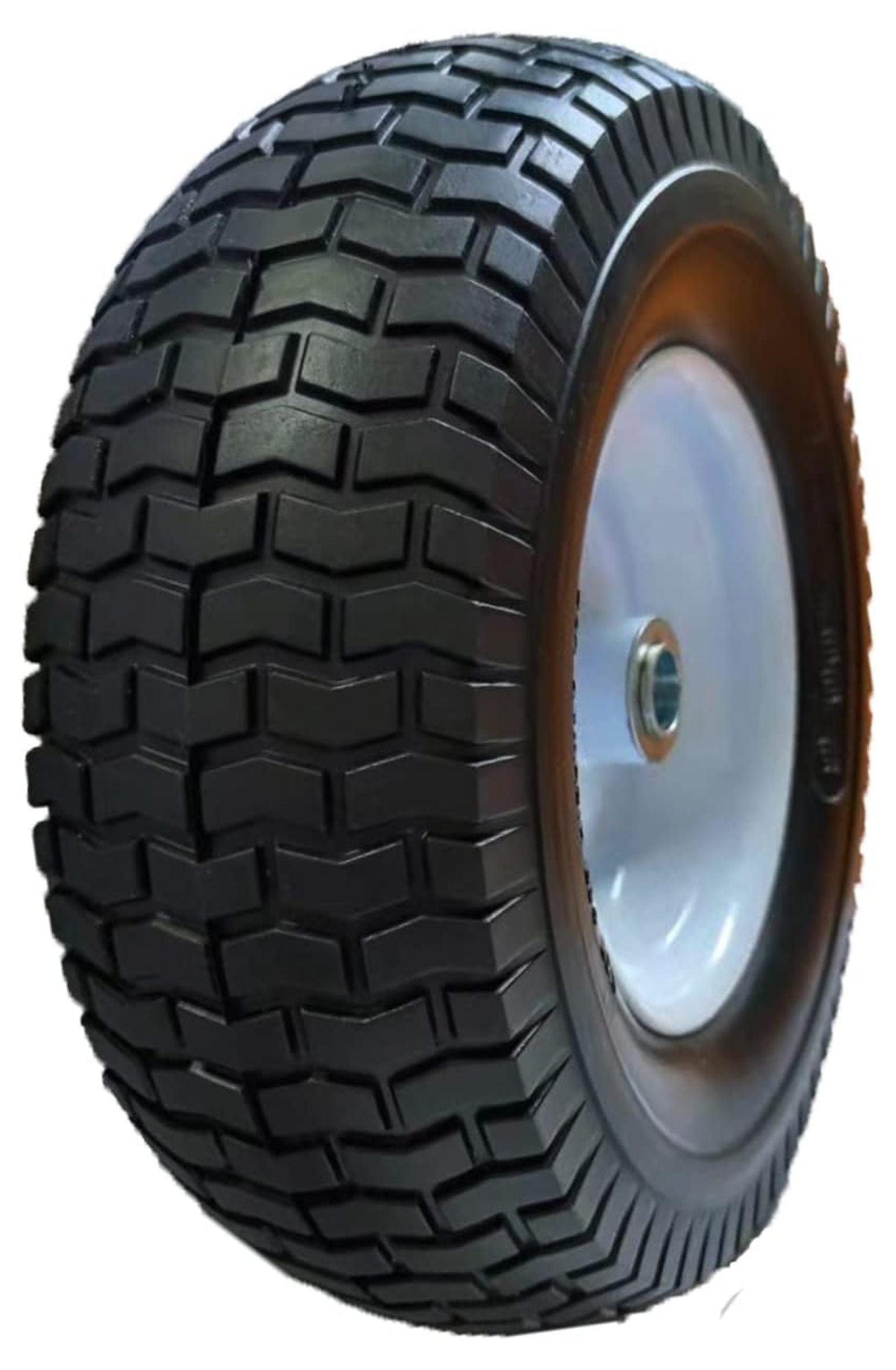 13x5.00-6 Flat Lawn Mower Tire and Wheel with 3/4 & 5/8 Bearing, 3” Hub ...