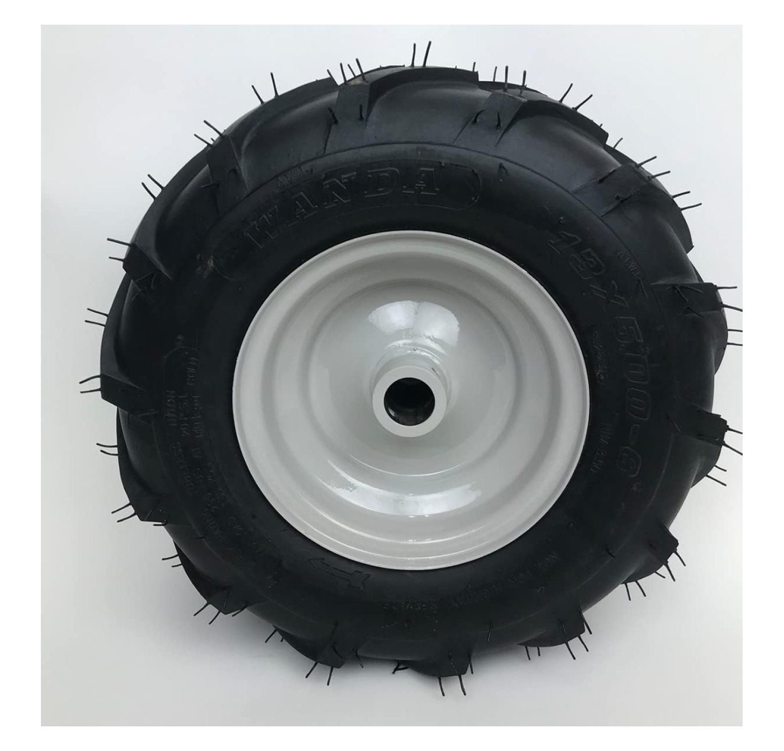 13x5.00-6 Tractor Tread Tire & Rim with 1 Inch Hub - Troy-Bilt Tiller ...
