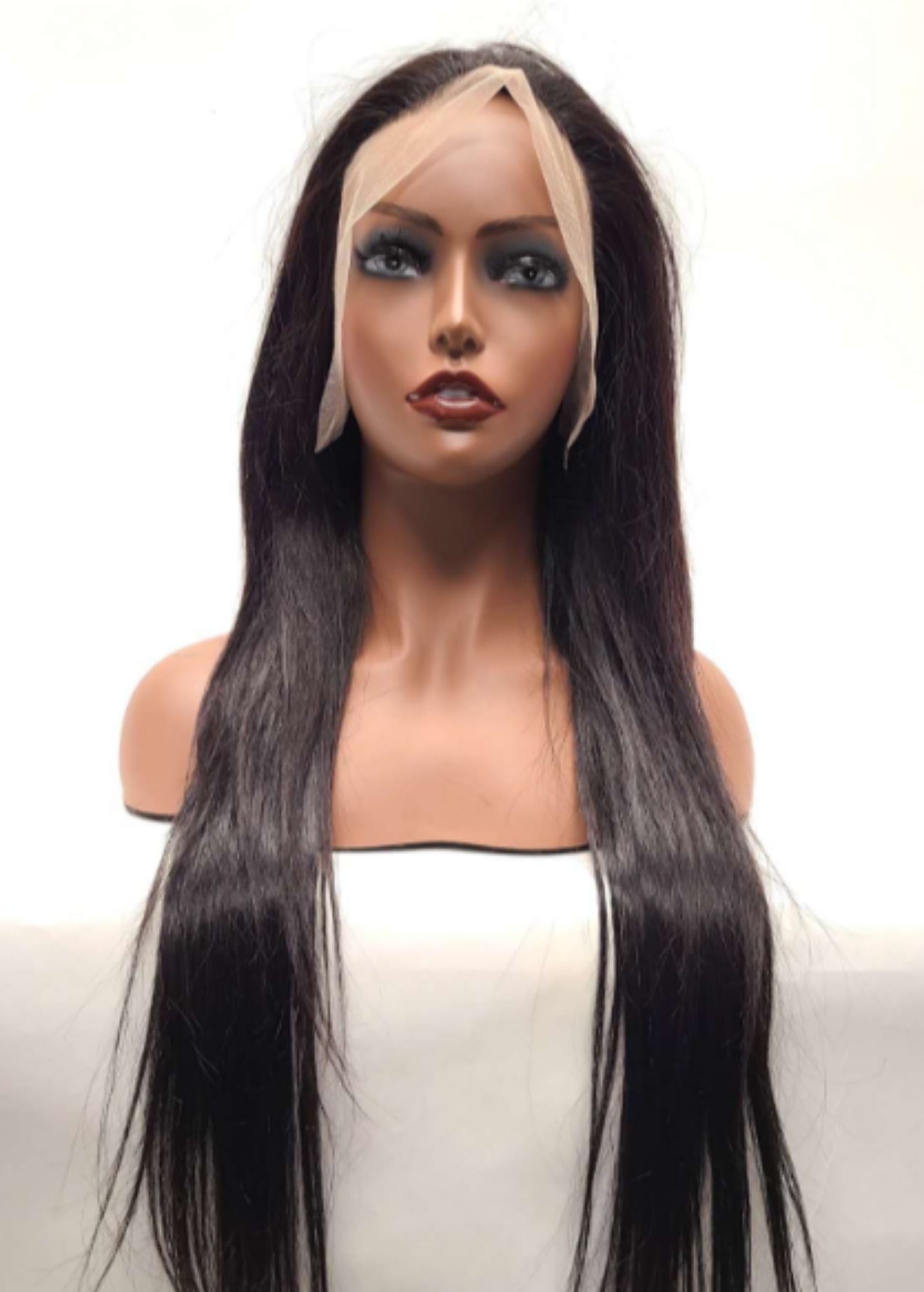 13x6 Full Frontal Wig %100 Human Hair - Walmart.com
