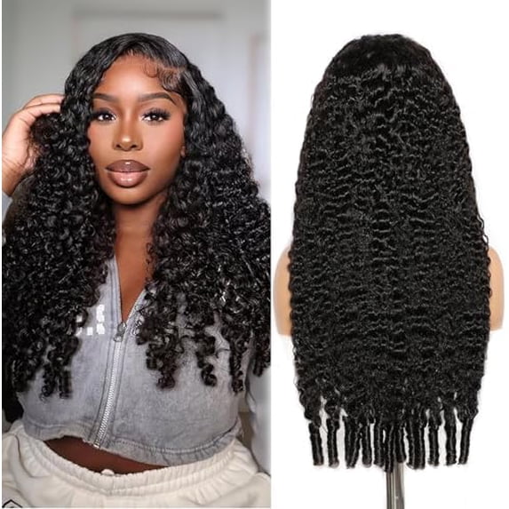13x6 Full Lace Frontal Wig 180% Density Burmese Curly Wig Human Hair ...