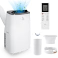 14,000 BTU Portable Air Conditioner, 3-In-1 Cooling/Dehumidifier/Fan ...