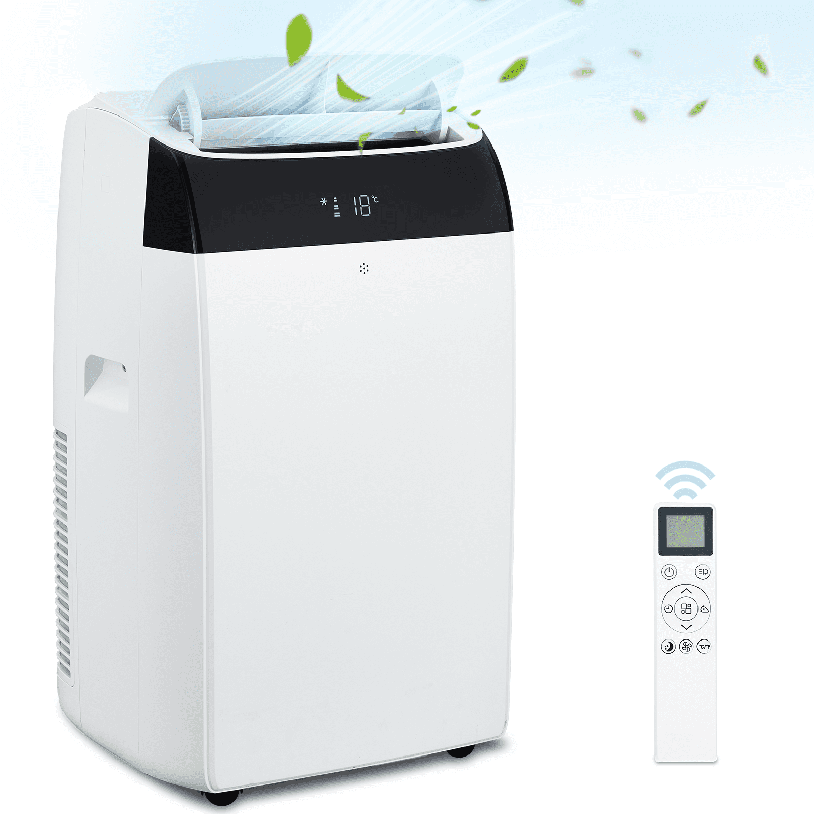 14,000 BTU Portable Air Conditioner, Powerful Cooling up to 750 Sq.Ft ...