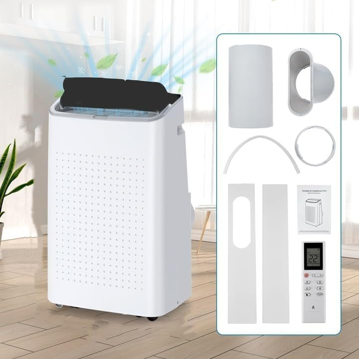 14,000 btu Portable Air Conditioner - Powerful Cooling for 750 sq. ft ...