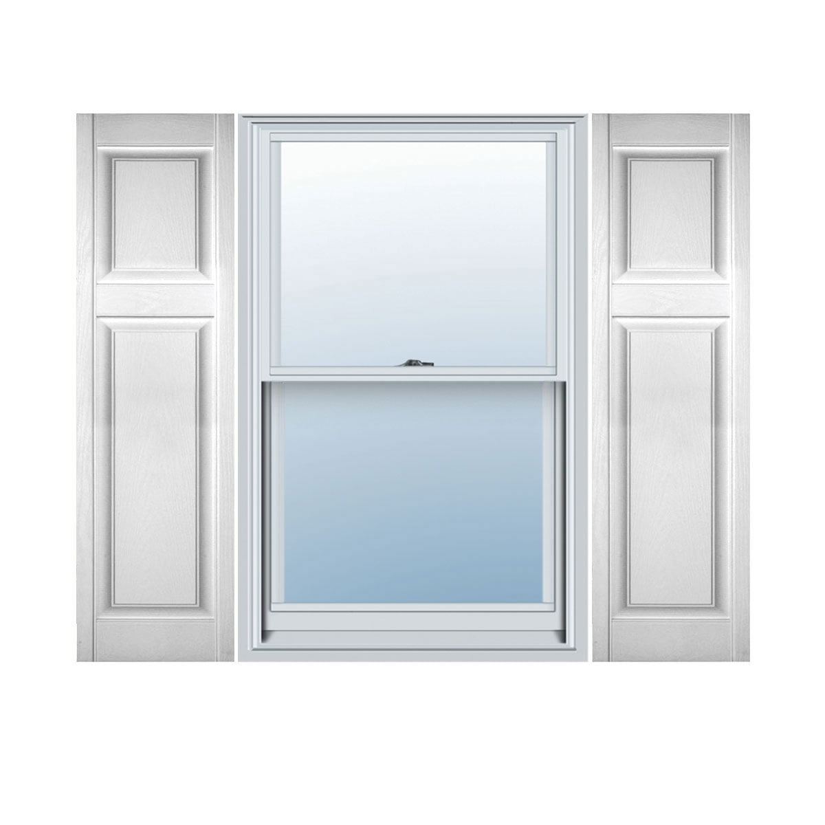 14 1/2"W X 36"H Lifetime Vinyl, Custom Offset Panel, Raised Panel ...