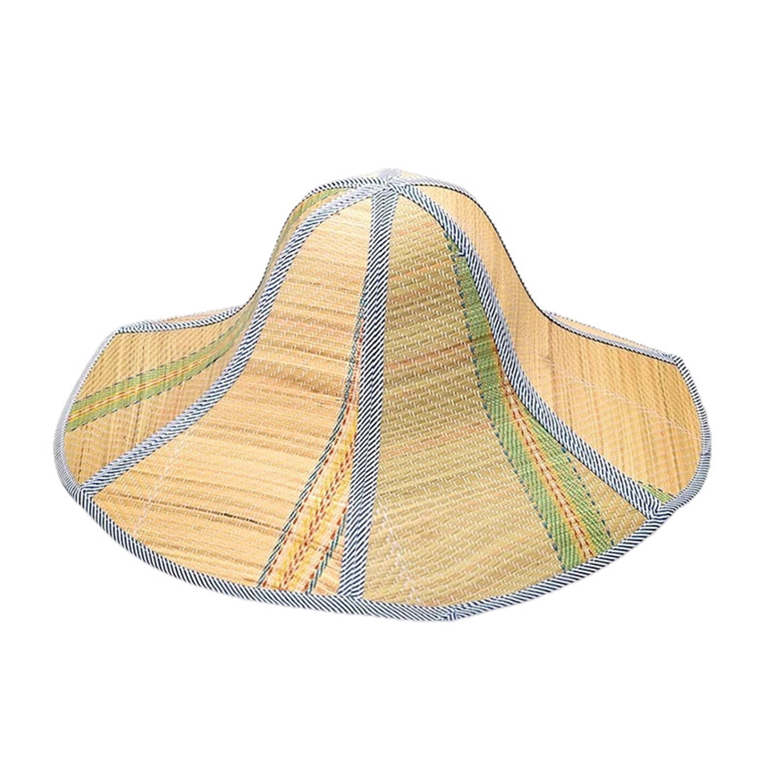 14.1 Inch Foldable Straw Hat for Men Women, Wide Brim UV Protection ...
