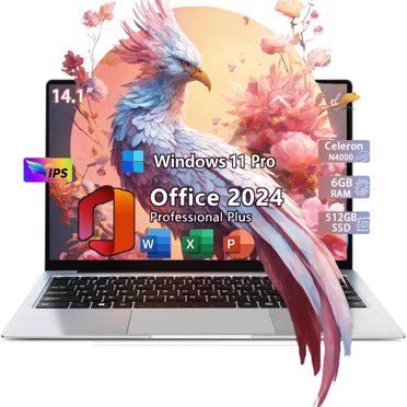 NBD 10 inch Mini Laptop, Windows 11, Intel Celeron Quad-Core, 8GB+128GB ...