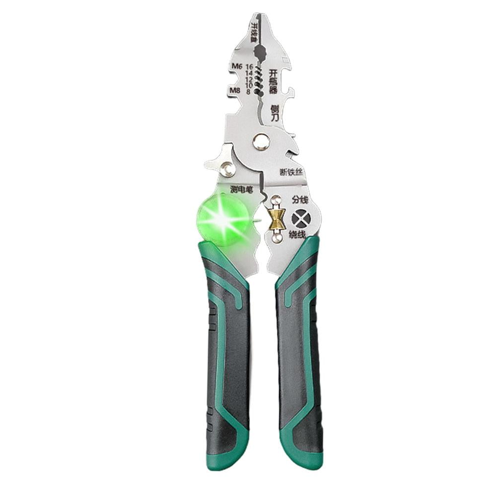 14 In 1 Wire Strippers with Voltage Tester, Multi Wire Stripper Tool ...
