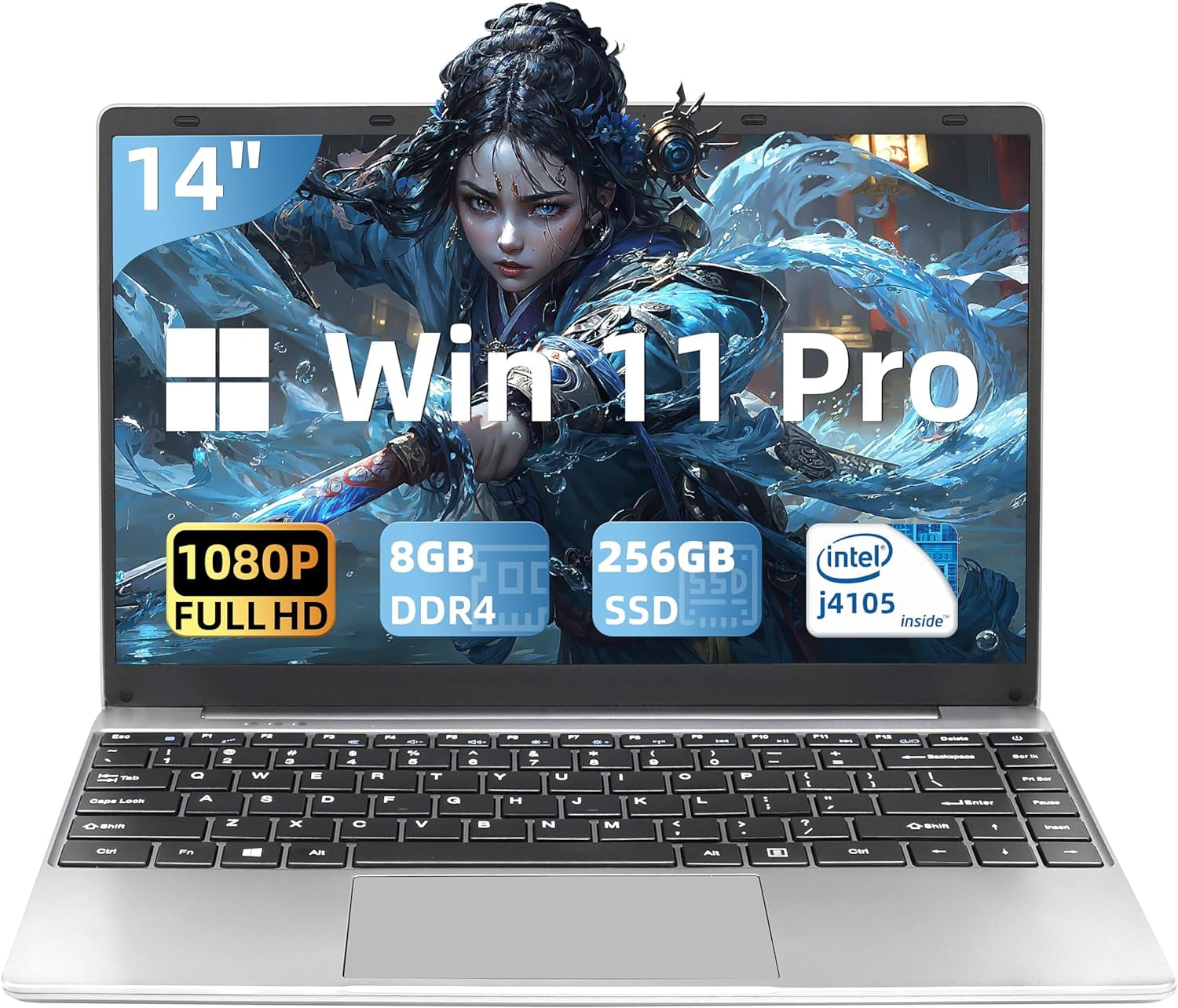 14.1-inch Windows 11/Office 2019 Laptop, 8G DDR4 512GB SSD Celeron ...