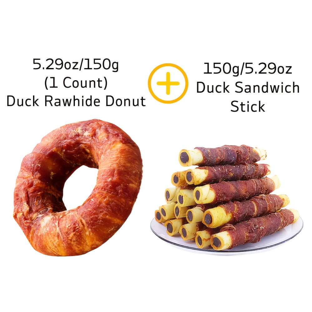 14.11oz/400g Mixed Flavor Series, Easily Digestible, Dog Chews Long ...