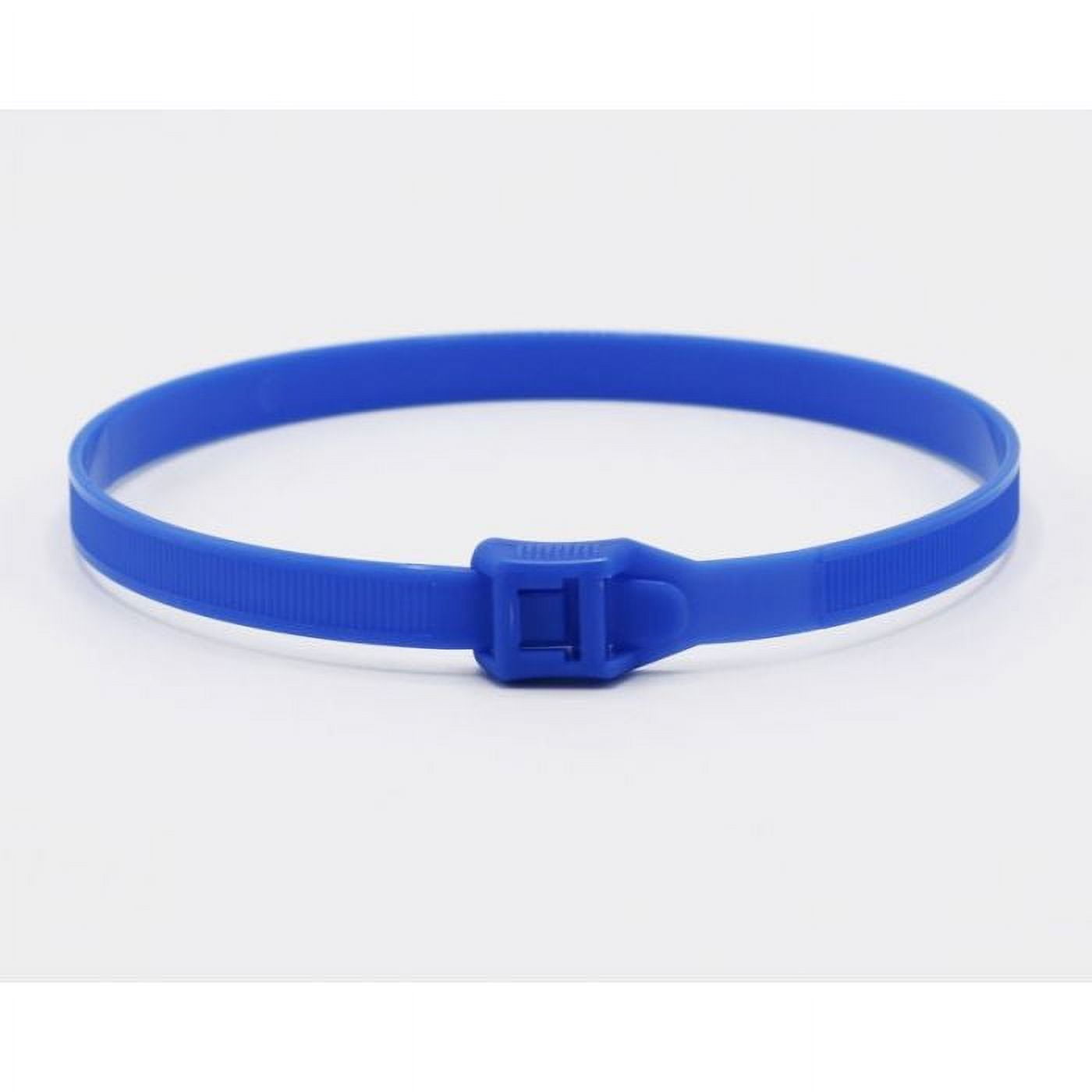 14" 120 LB Low Profile In-Line Cable Ties (100/bag) - Brilliant Blue ...