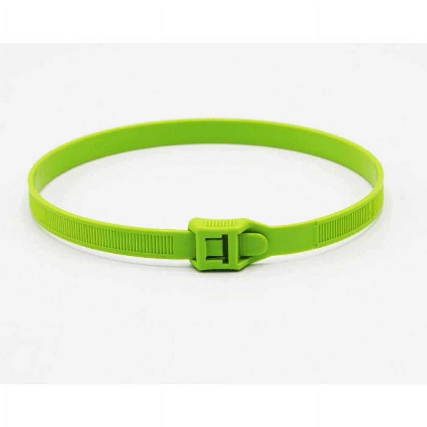 14" 120 LB Low-Profile In-Line Cable Ties - Fluorescent Green - Walmart ...