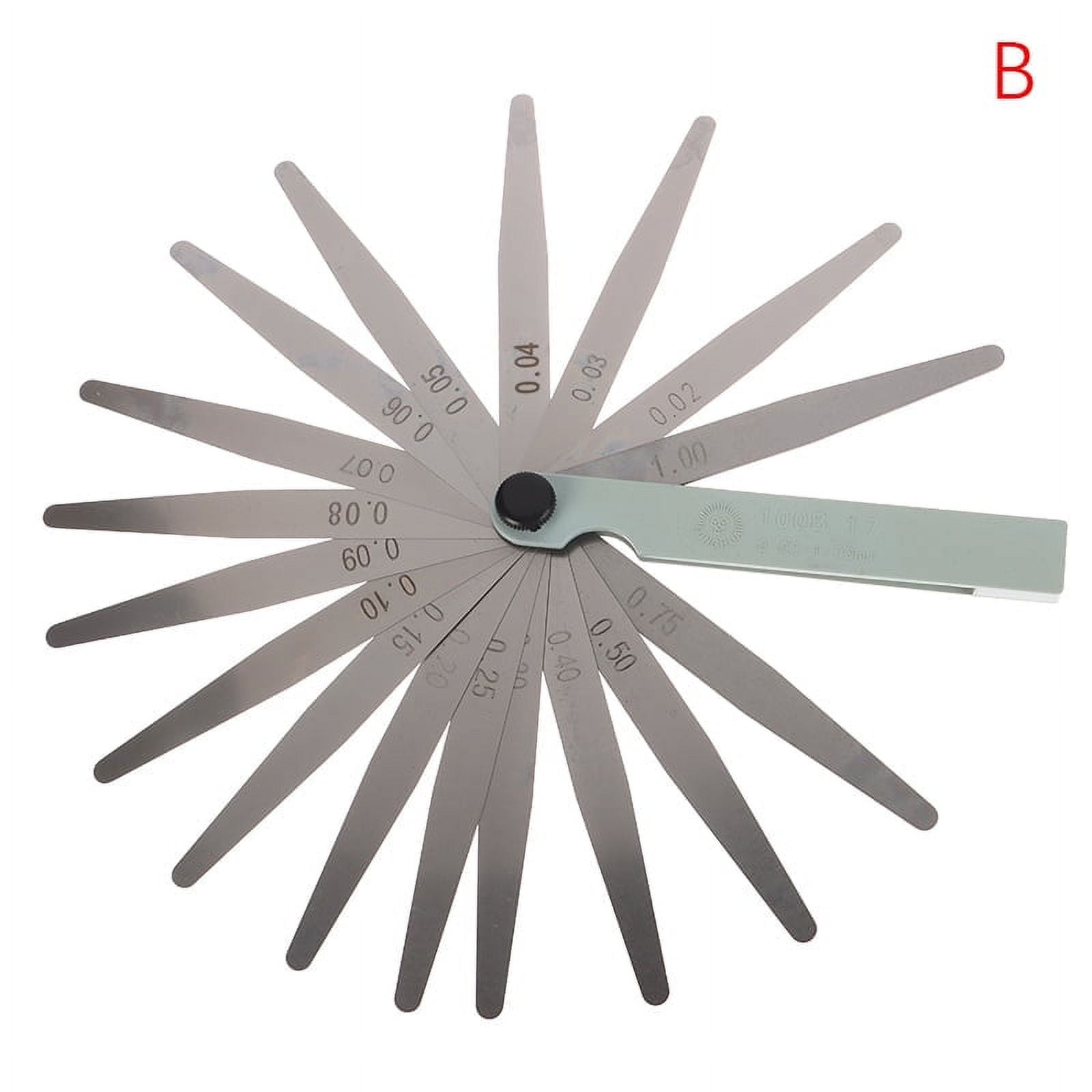 14/17 Blades Feeler Stainless Steel Gap 0.05-1.0mm Thickness Filler ...
