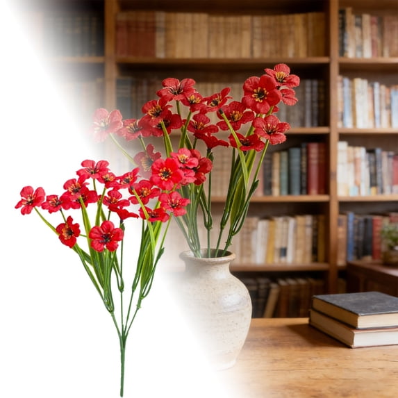 14.17Inch Artificial Flowers for Outdoors UV Resistant, Silk Flowers ...