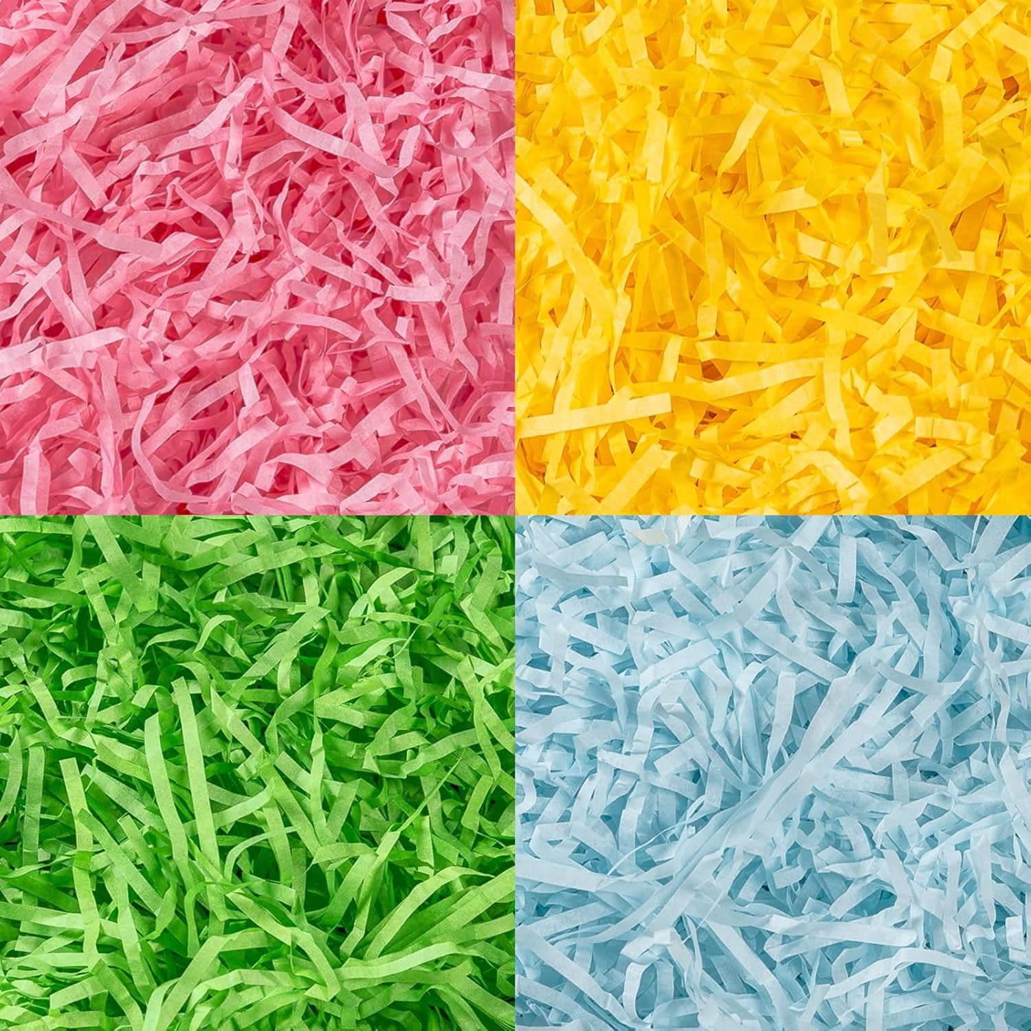 14.1oz Easter Grass Shredded Paper Filler Basket Filler Crinkle Raffia ...