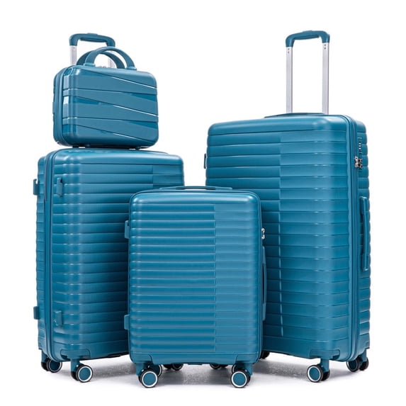 14"/20"/24"/28" 4 pcs/set in PP Spinner Wheel Luggage, Carry on ...