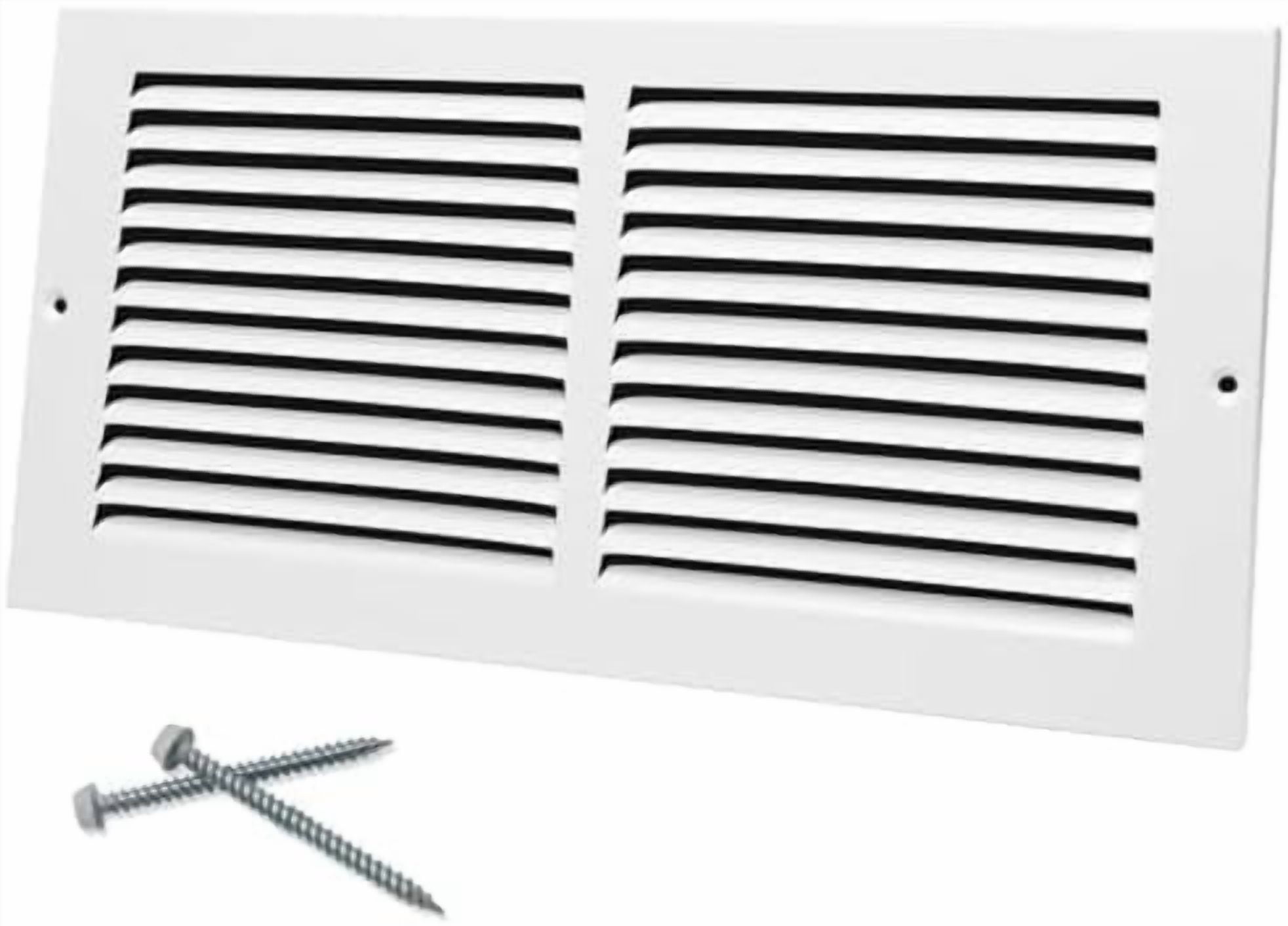 14"W x 6"H [Duct Opening Size] Steel Return Air Grille, Air Return Vent ...