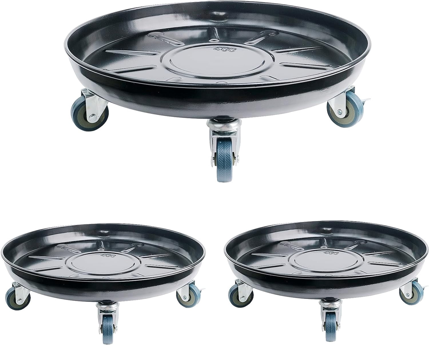 14" 3Pack Metal Plant Caddy with Wheels - Durable & Heavy Duty, Plant ...