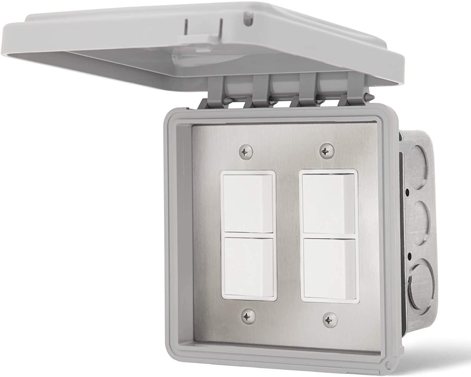 14 4315-Infratech-Accessory - Dual Duplex Switch Flush Mount and Gang ...