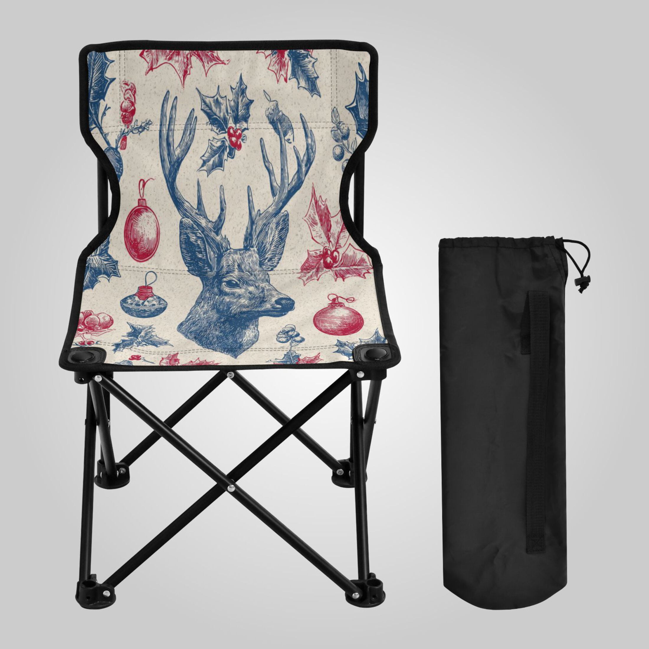 14.46x14.46x22.83in Folding Chair Camping Chair For Camping Picnicking ...