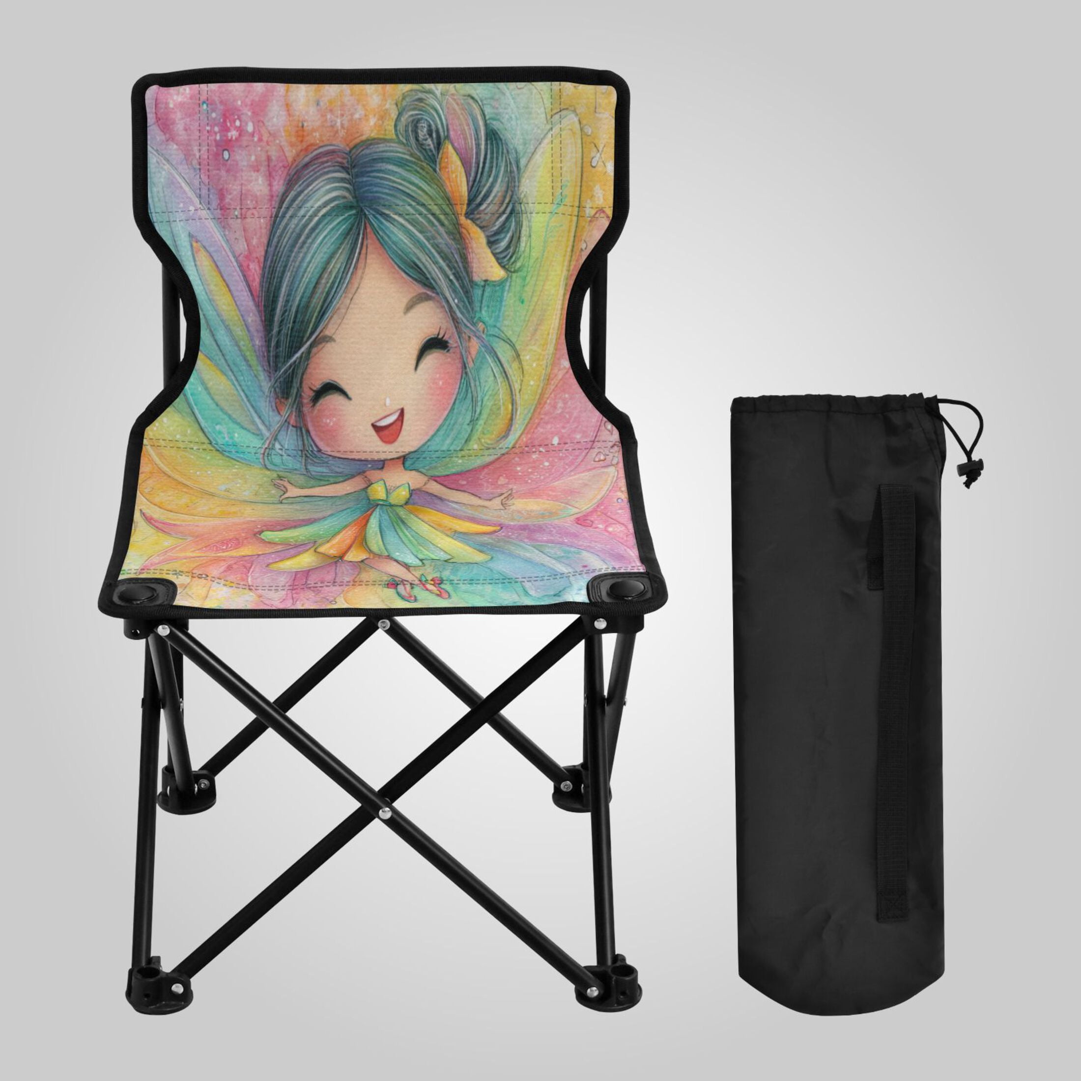 14.46x14.46x22.83in Folding Chair Camping Chair For Camping Picnicking ...