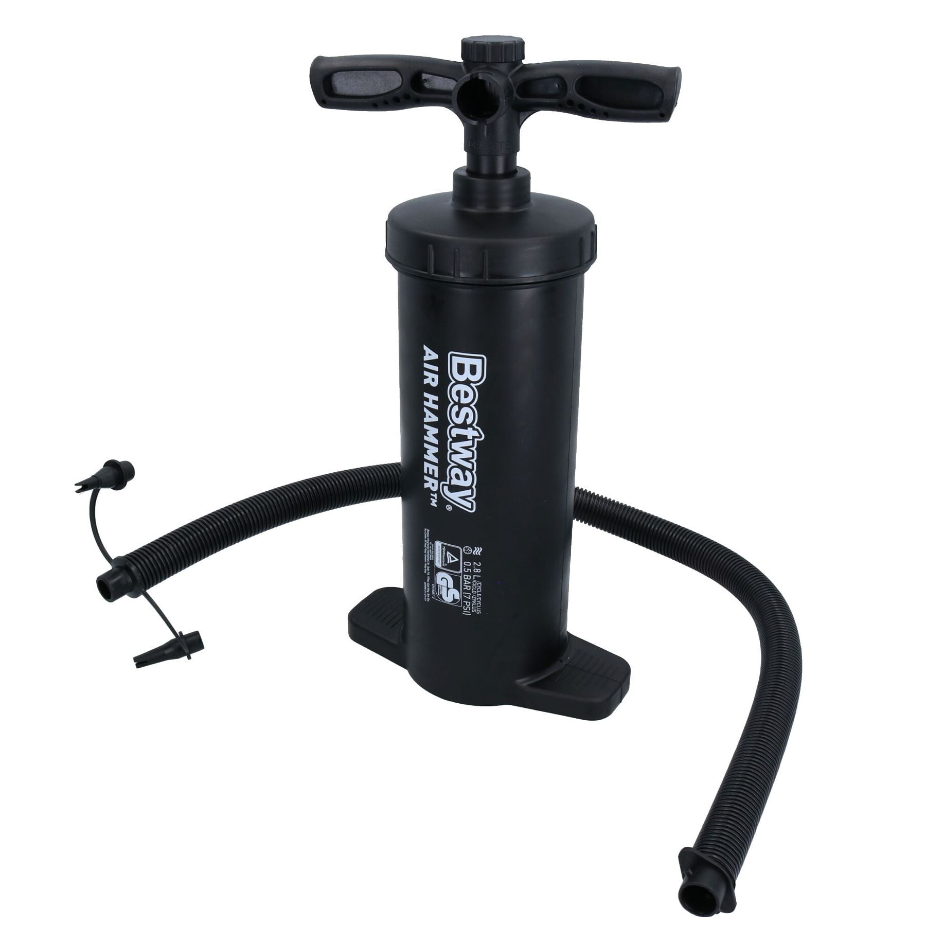 14.5" Air Hammer Hand Pump Air Inflator 4L 0.5Bar Inflatable Boat Kayak ...