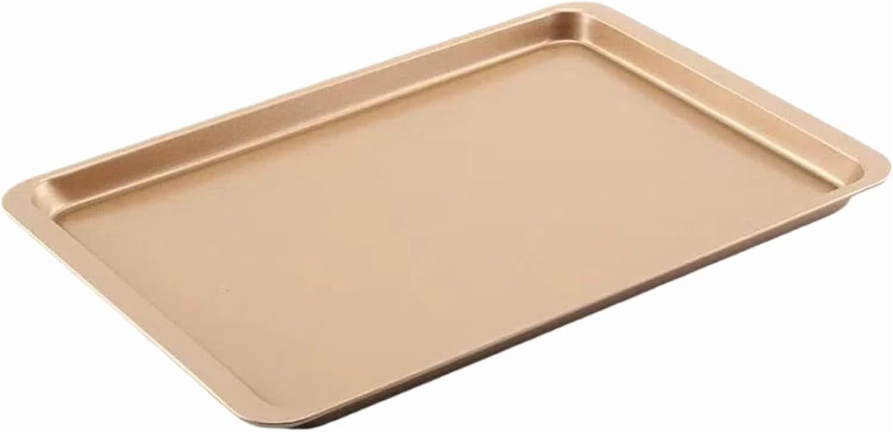 14.5" Gold Nonstick Baking Sheet – Heavy-Duty Carbon Steel Cookie Tray ...